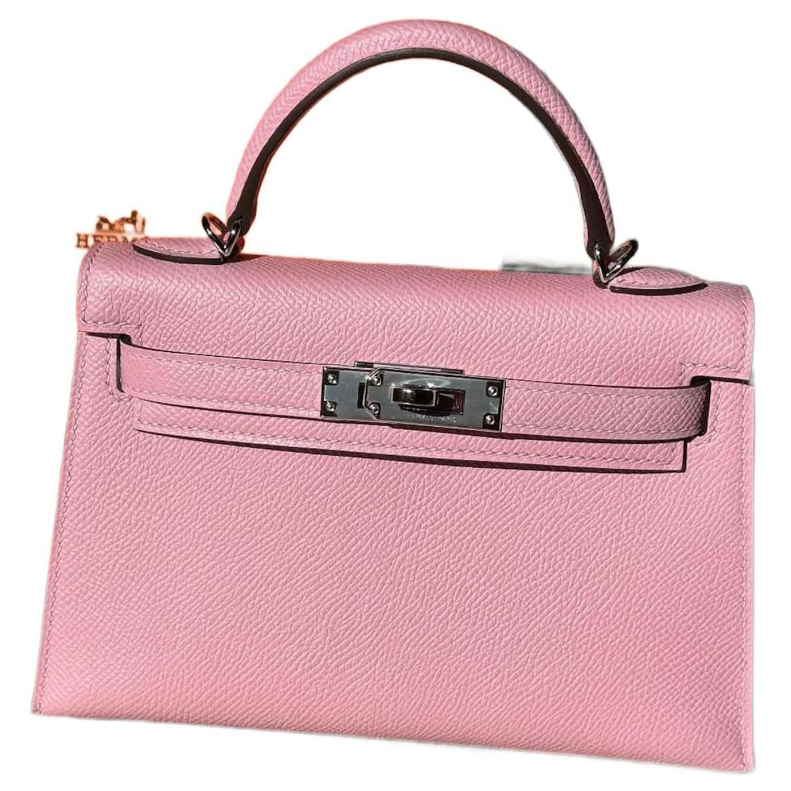 Hermès Hermes Mini Kelly Pink Leather ref.1043268 - Joli Closet