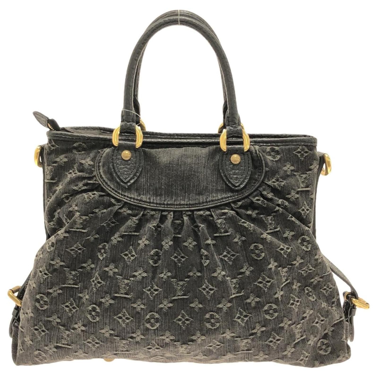 Louis Vuitton Neo Cabby Black Denim ref.1044033 - Joli Closet