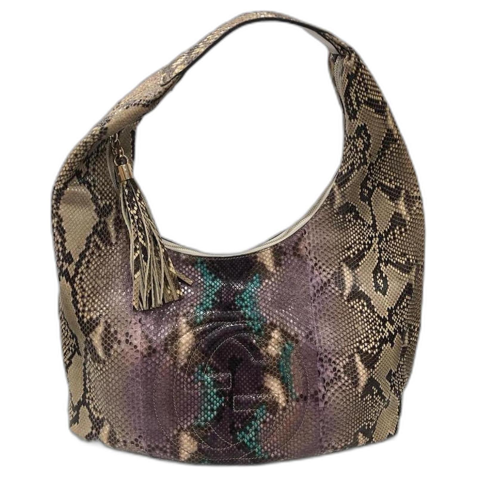 Gucci Soho Round Python ref.1044519 - Joli Closet