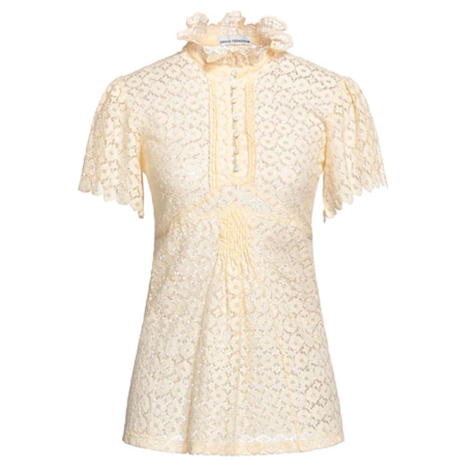 Paco Rabanne Tops Yellow Polyamide ref.1044689 - Joli Closet