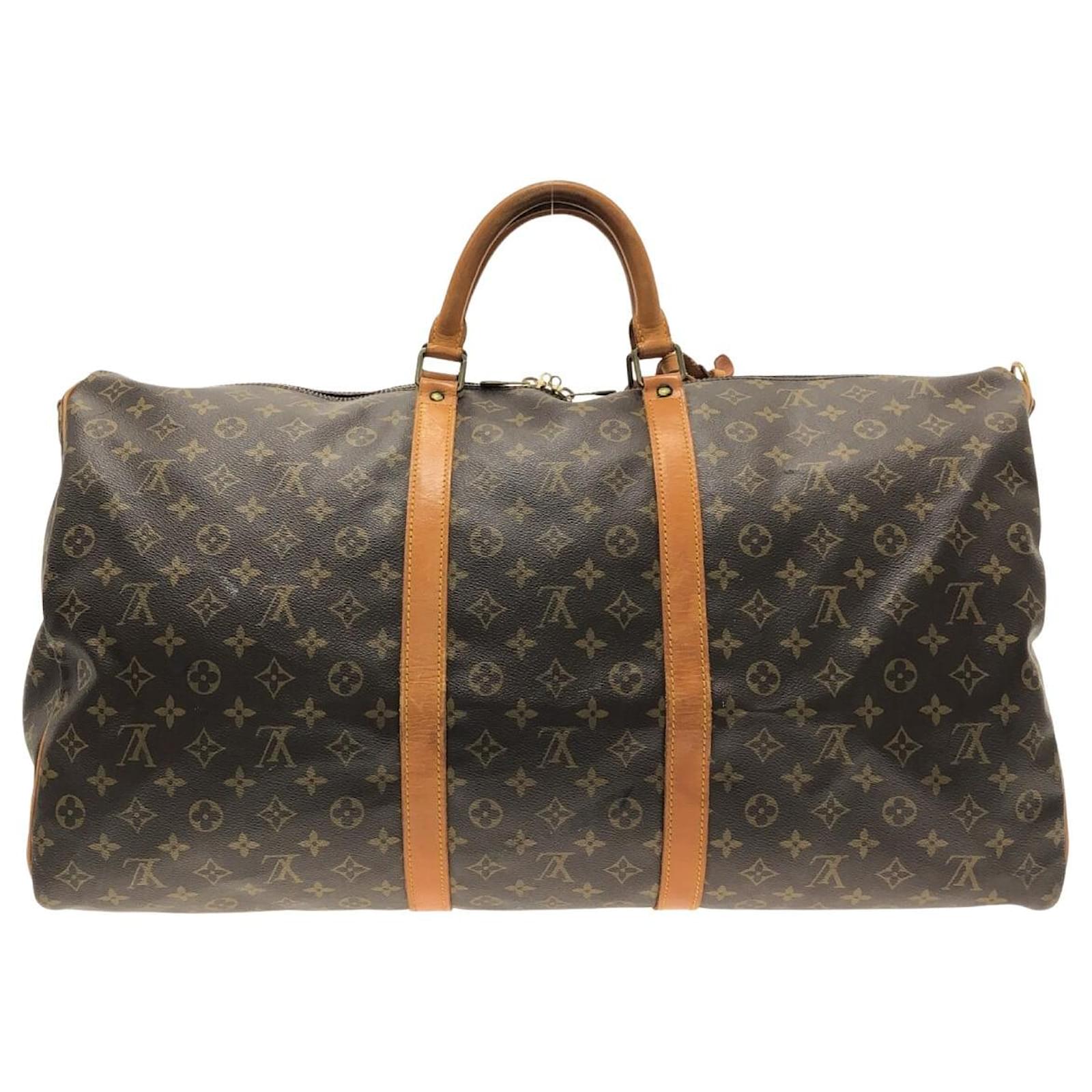 Louis Vuitton Keepall 60 Brown Cloth ref.1045142 - Joli Closet
