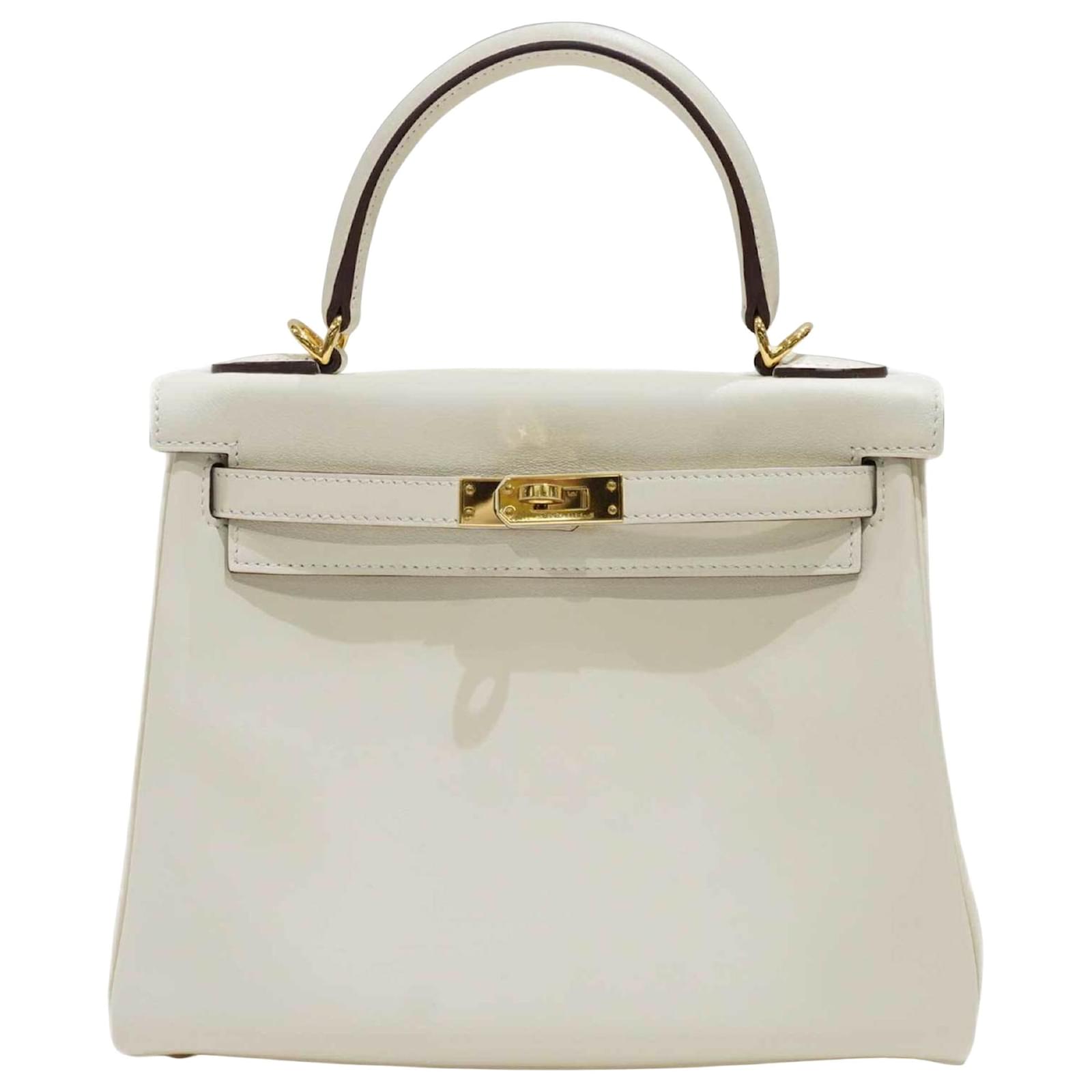 Hermès hermes kelly White Leather ref.1046229 - Joli Closet