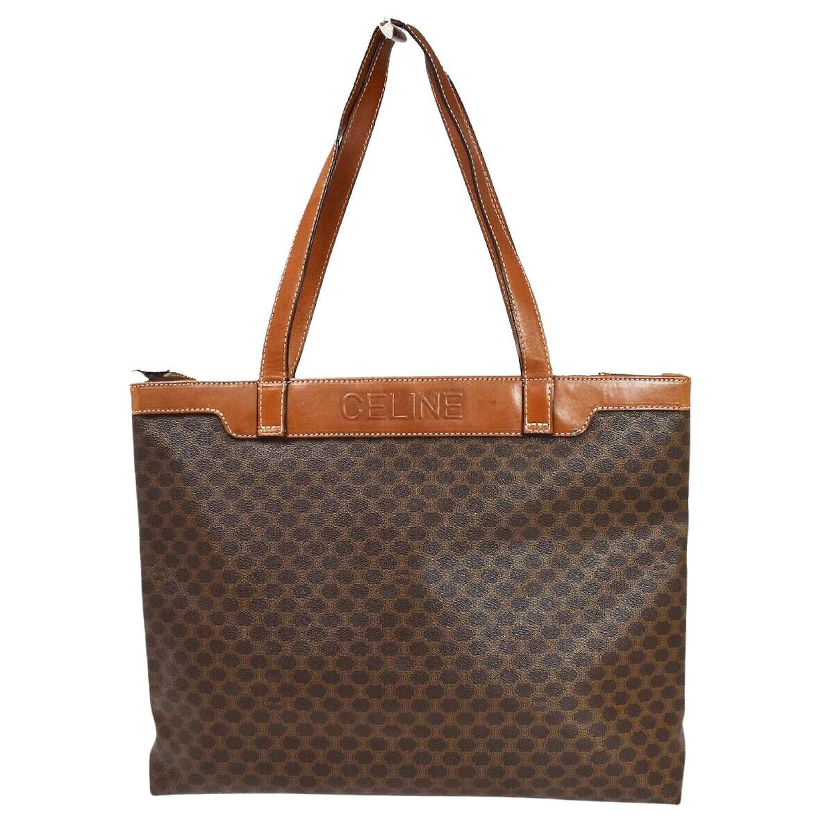 Céline Macadam Brown Cloth ref.1046327 - Joli Closet