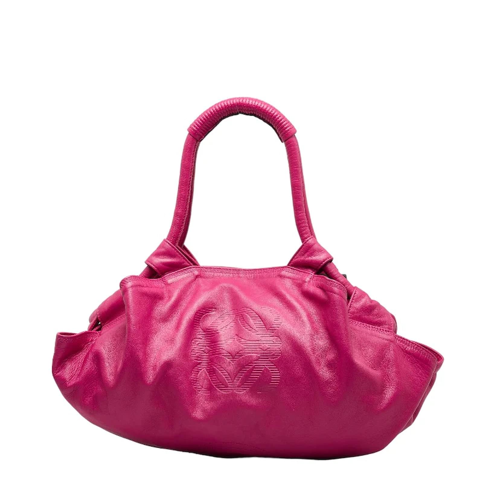 Loewe Nappa Aire Handbag Pink Leather Pony-style calfskin ref.1047322 ...