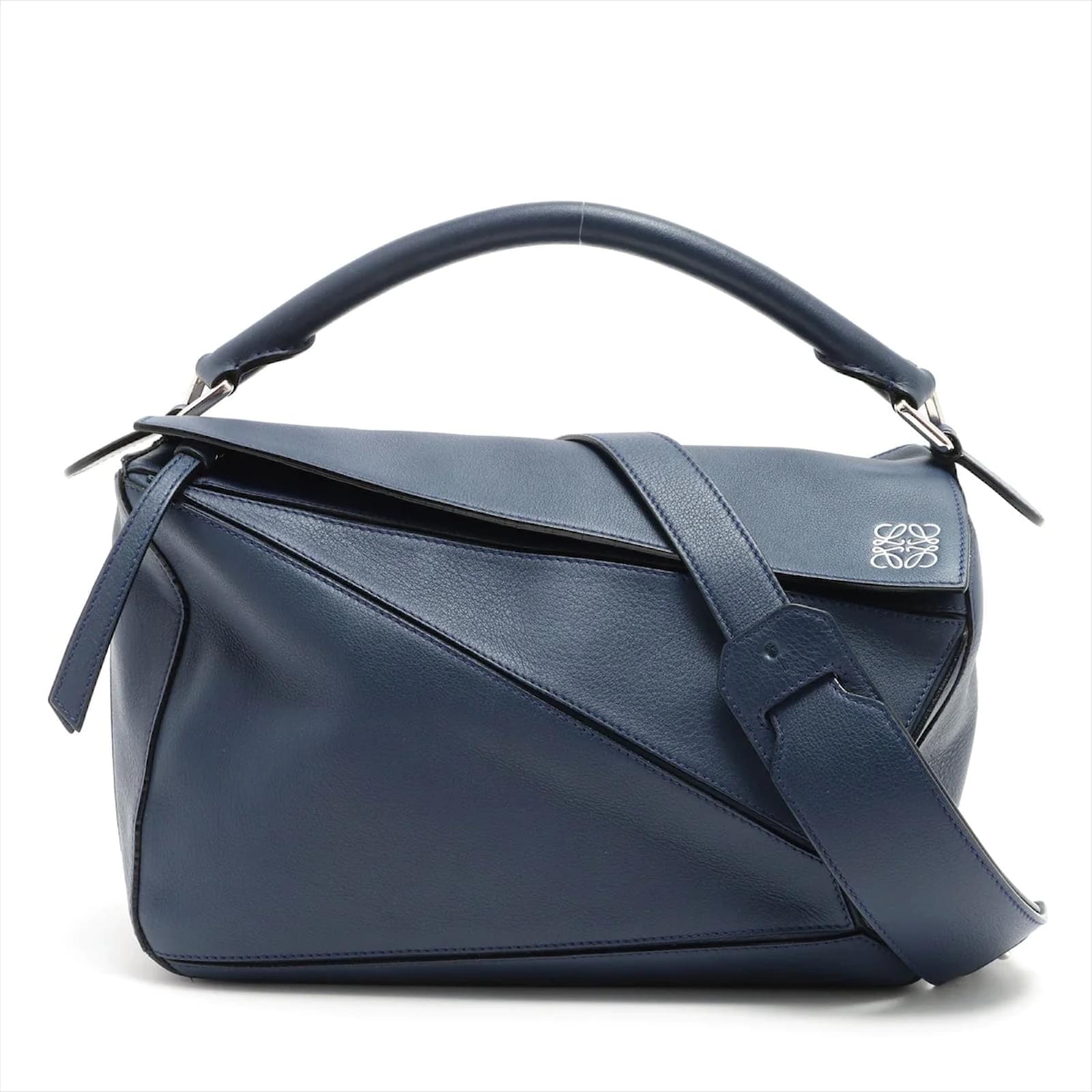 Loewe Blue Puzzle bag Leather ref.1047368 - Joli Closet