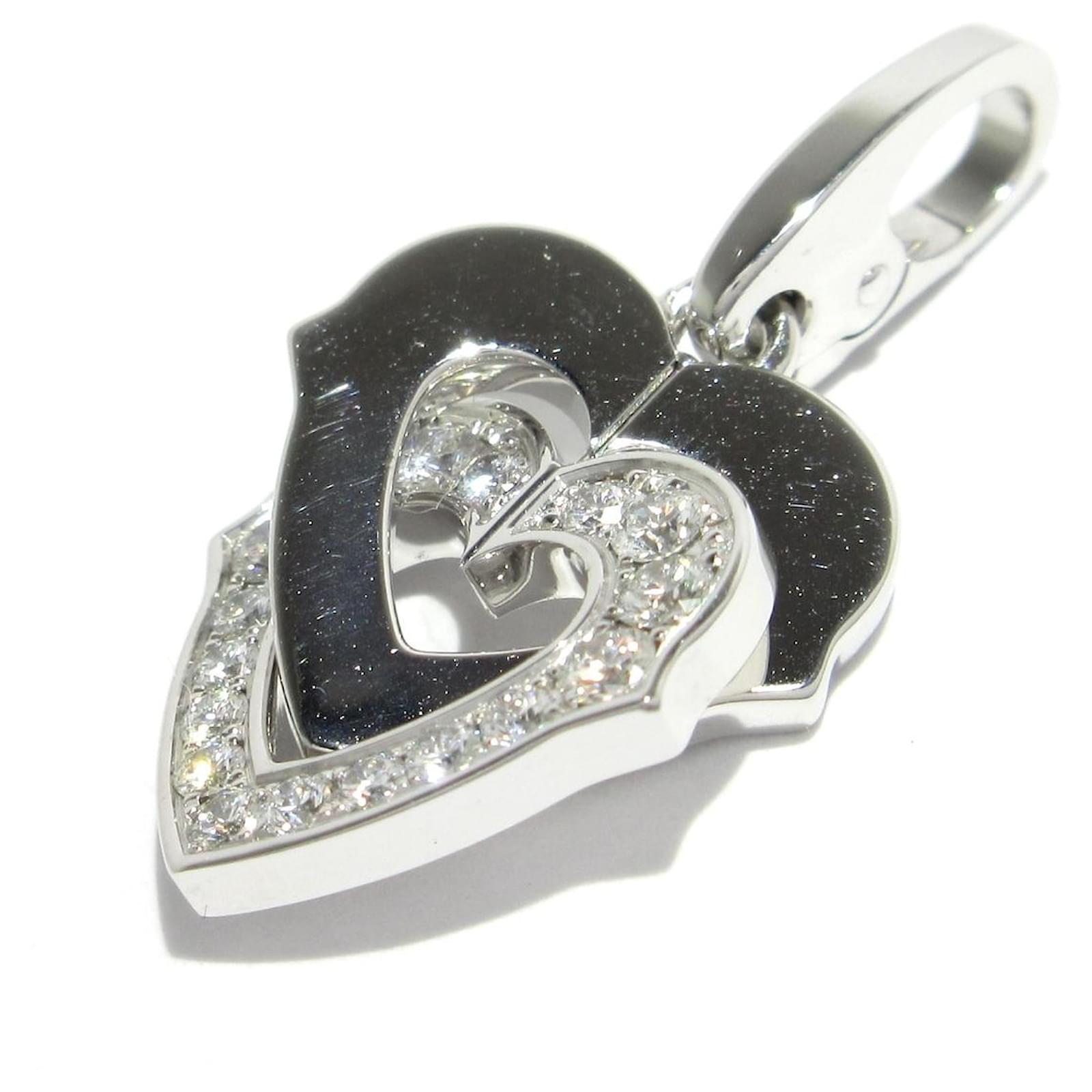 Cartier Heart Silvery White gold ref.1048113 - Joli Closet