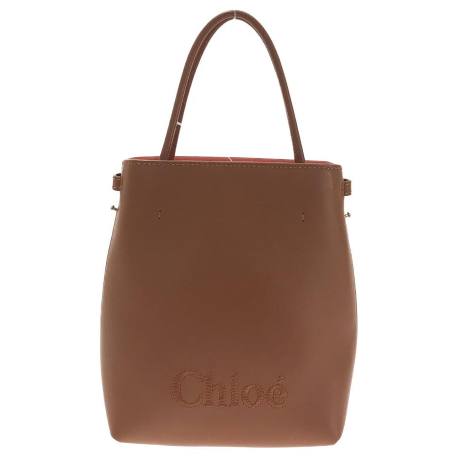 Chloé Mini C Brown Leather ref.1048557 - Joli Closet