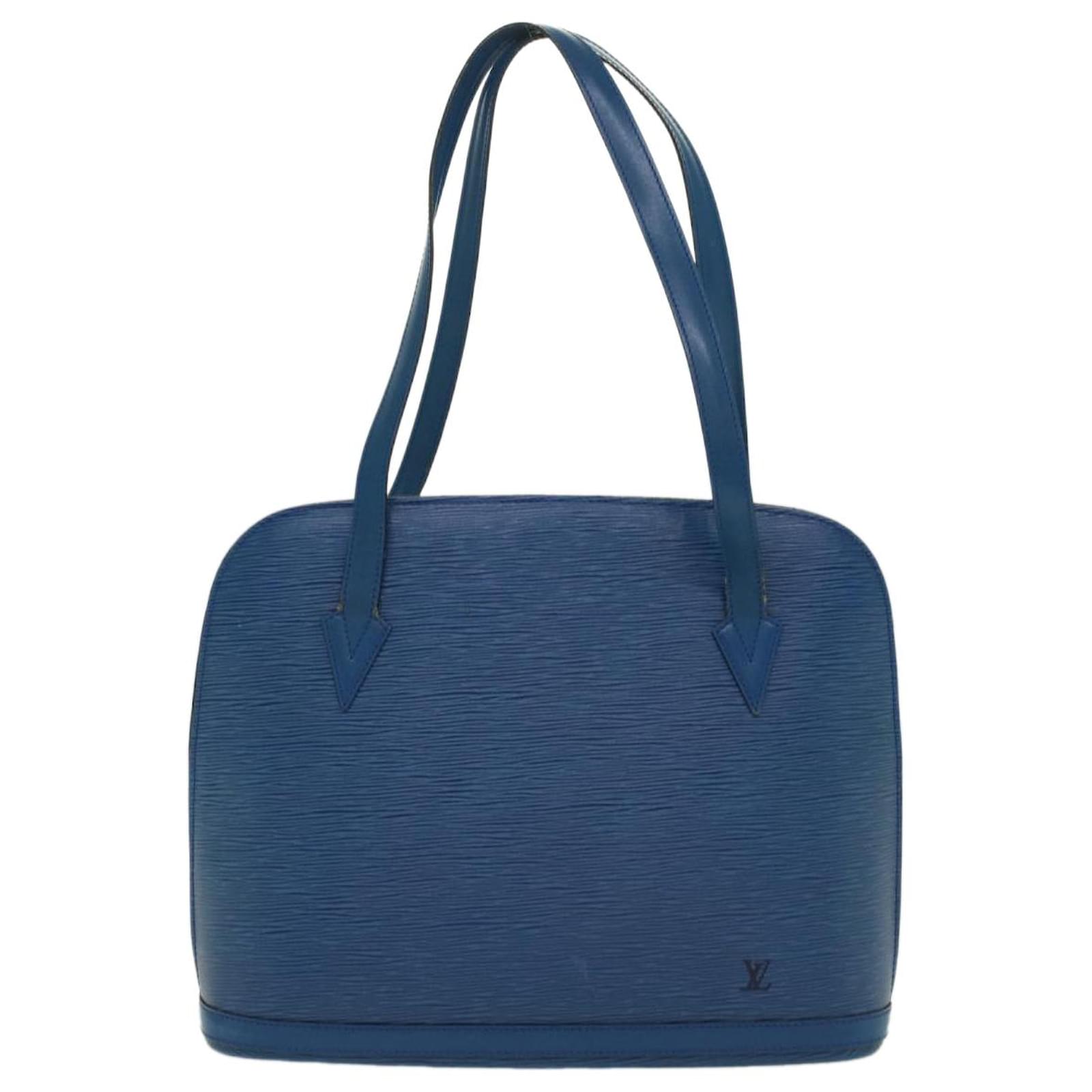 Louis Vuitton Lussac Cuir Bleu ref.1048985 - Joli Closet