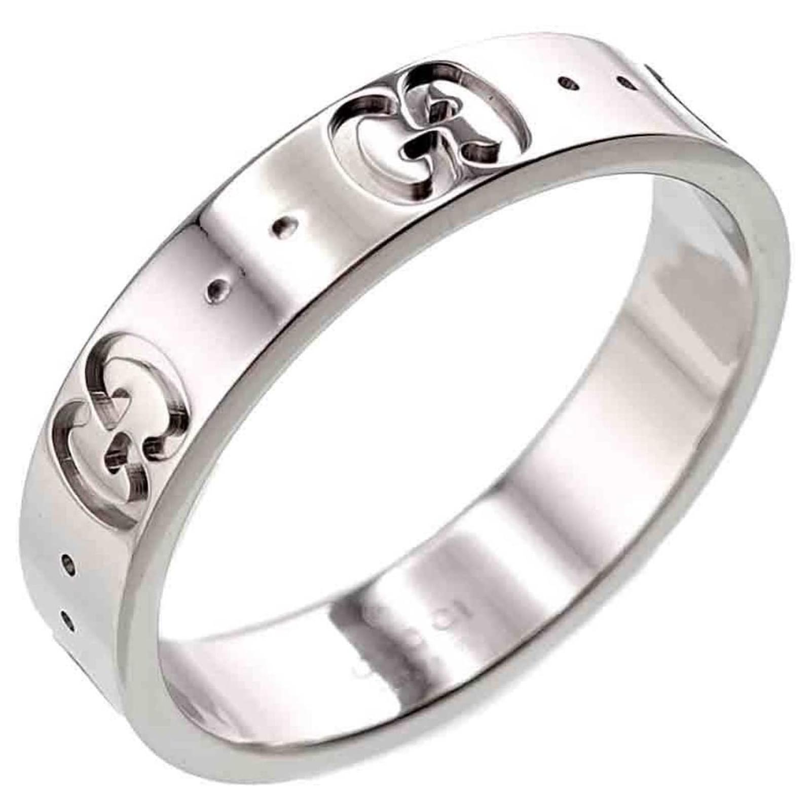 Gucci Icon Silvery White gold ref.1049157 - Joli Closet