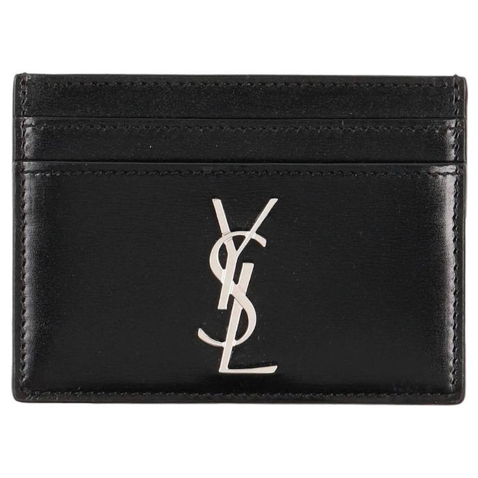Saint Laurent YSL Card wallet new Black Leather ref.1052409 - Joli Closet