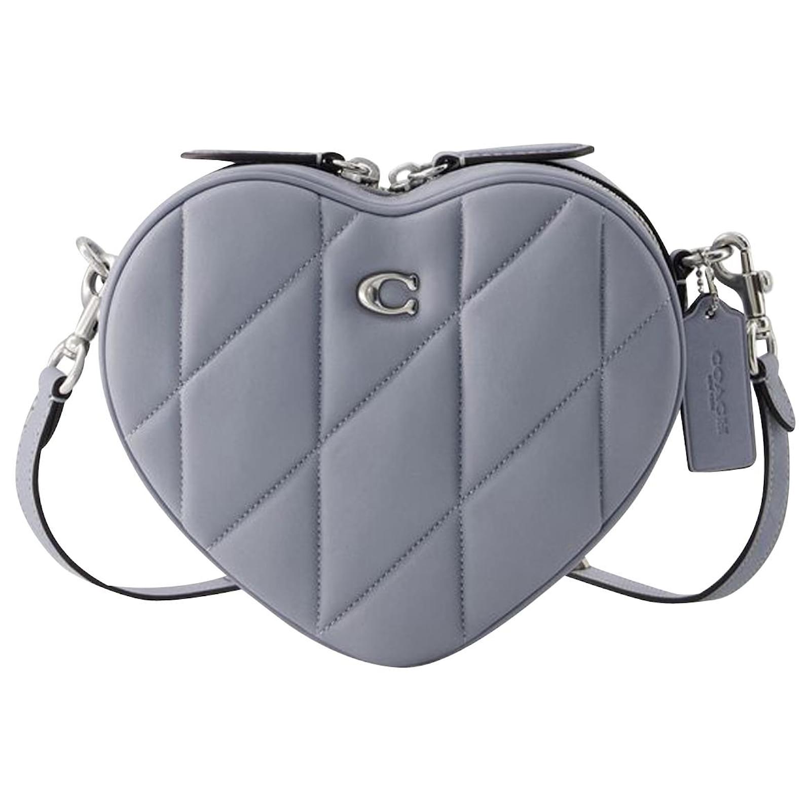Coach corazón de entrenador Gris Cuero ref.1052873 - Joli Closet