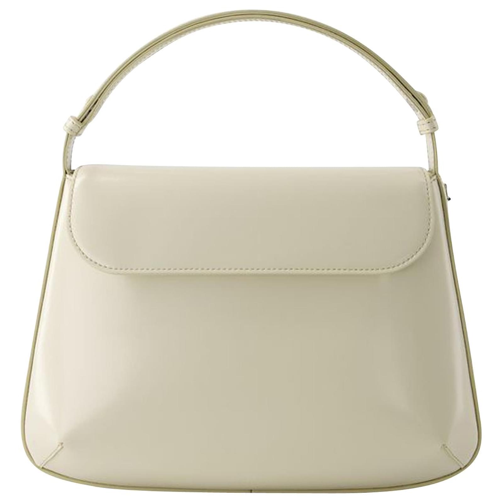 Sleek Medium Bag - Courreges - Leather - Beige Brown Pony-style ...