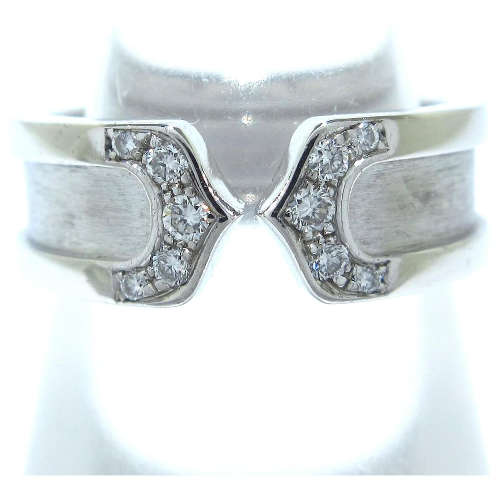 cartier 2C C2 Silvery White gold ref.1053500 - Joli Closet