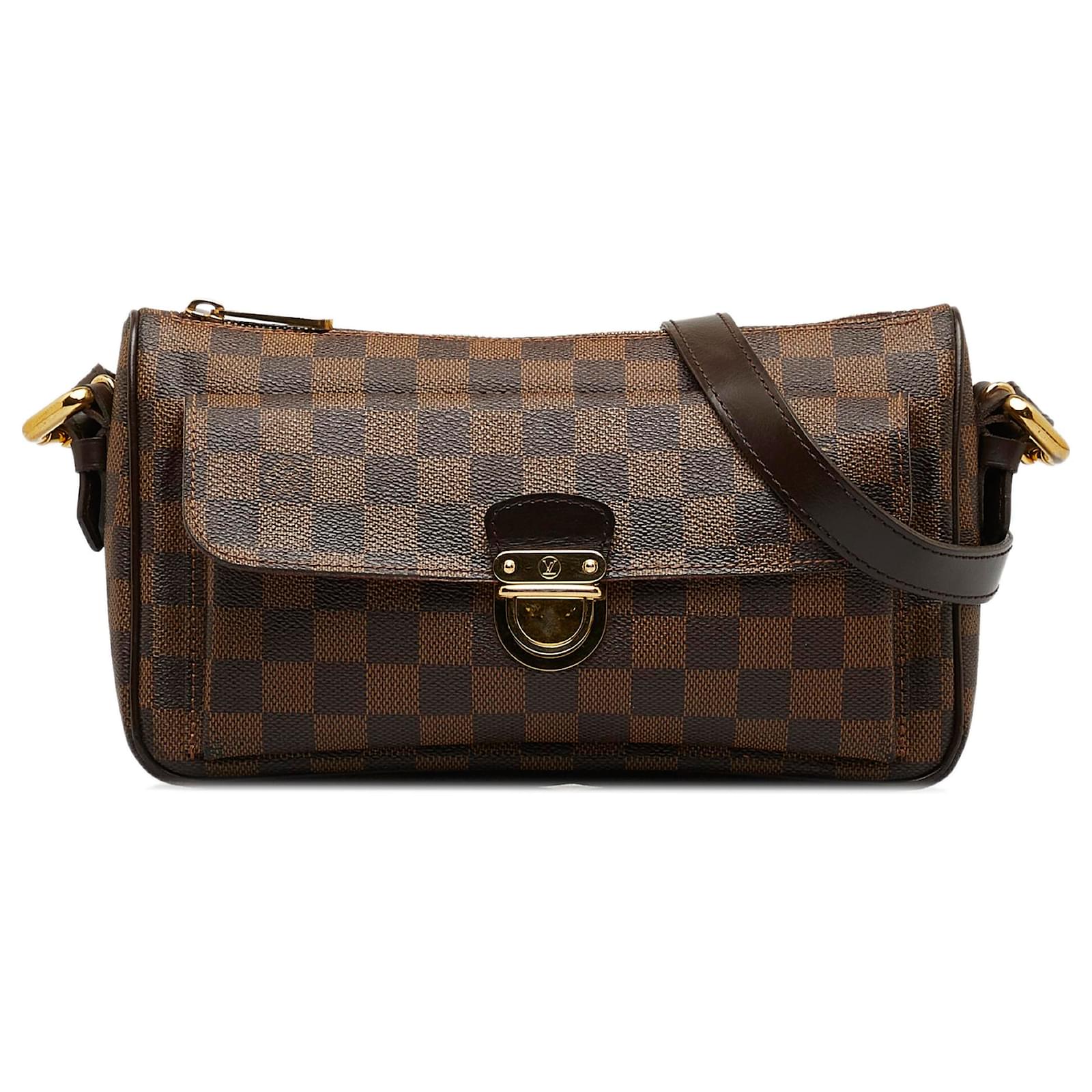 Louis Vuitton Brown Damier Ebene Ravello GM Cloth ref.1054962 - Joli Closet