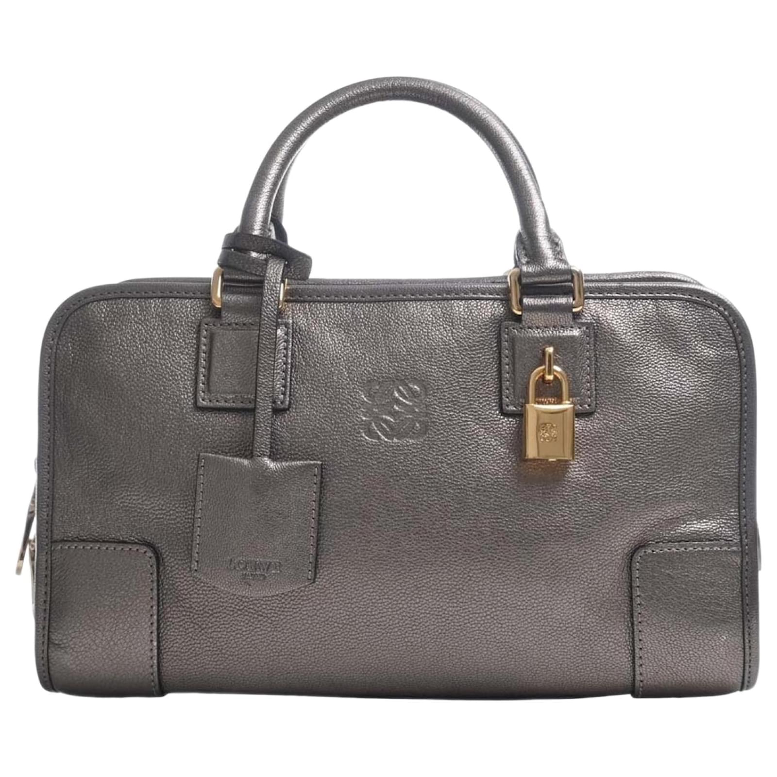 LOEWE AMAZONA Grey Leather ref.1055223 - Joli Closet