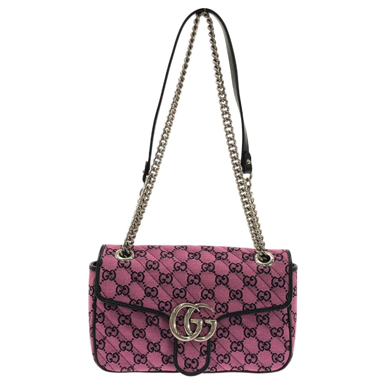 Gucci GG Marmont Pink Cloth ref.1055550 - Joli Closet