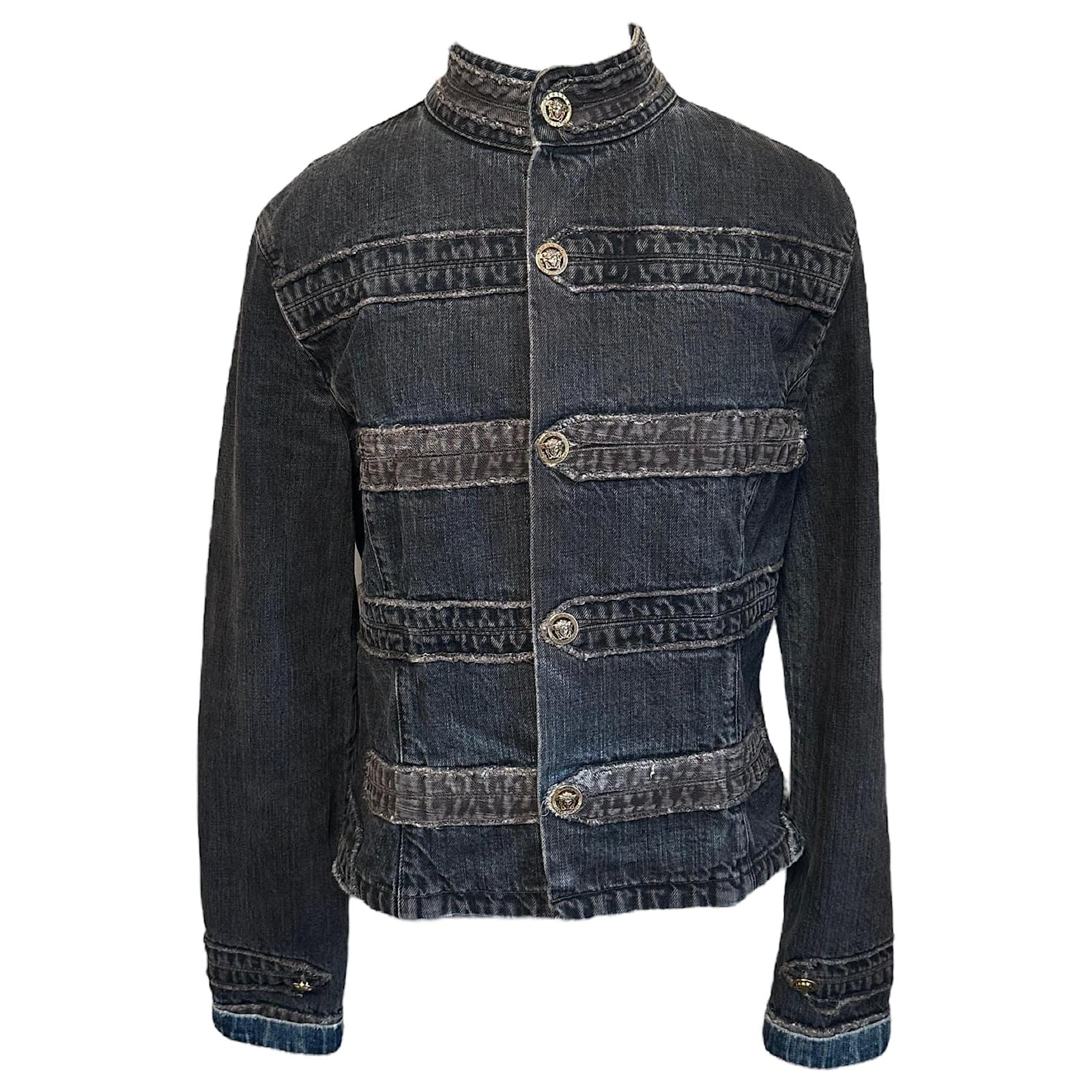 VERSACE Jackets M Blue Denim ref.1056037 - Joli Closet