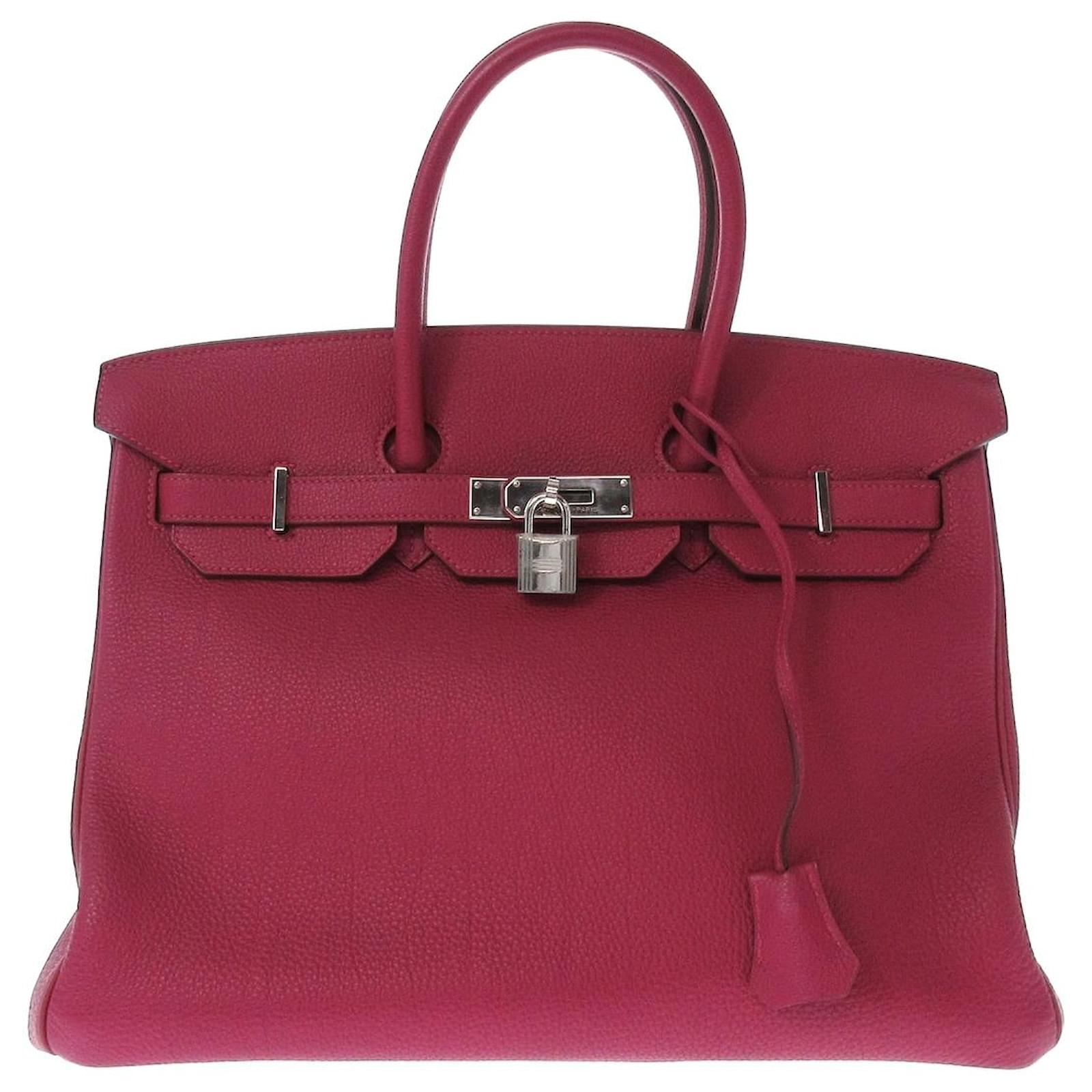 Hermès HERMES BIRKIN 35 Pink Leather ref.1056251 - Joli Closet