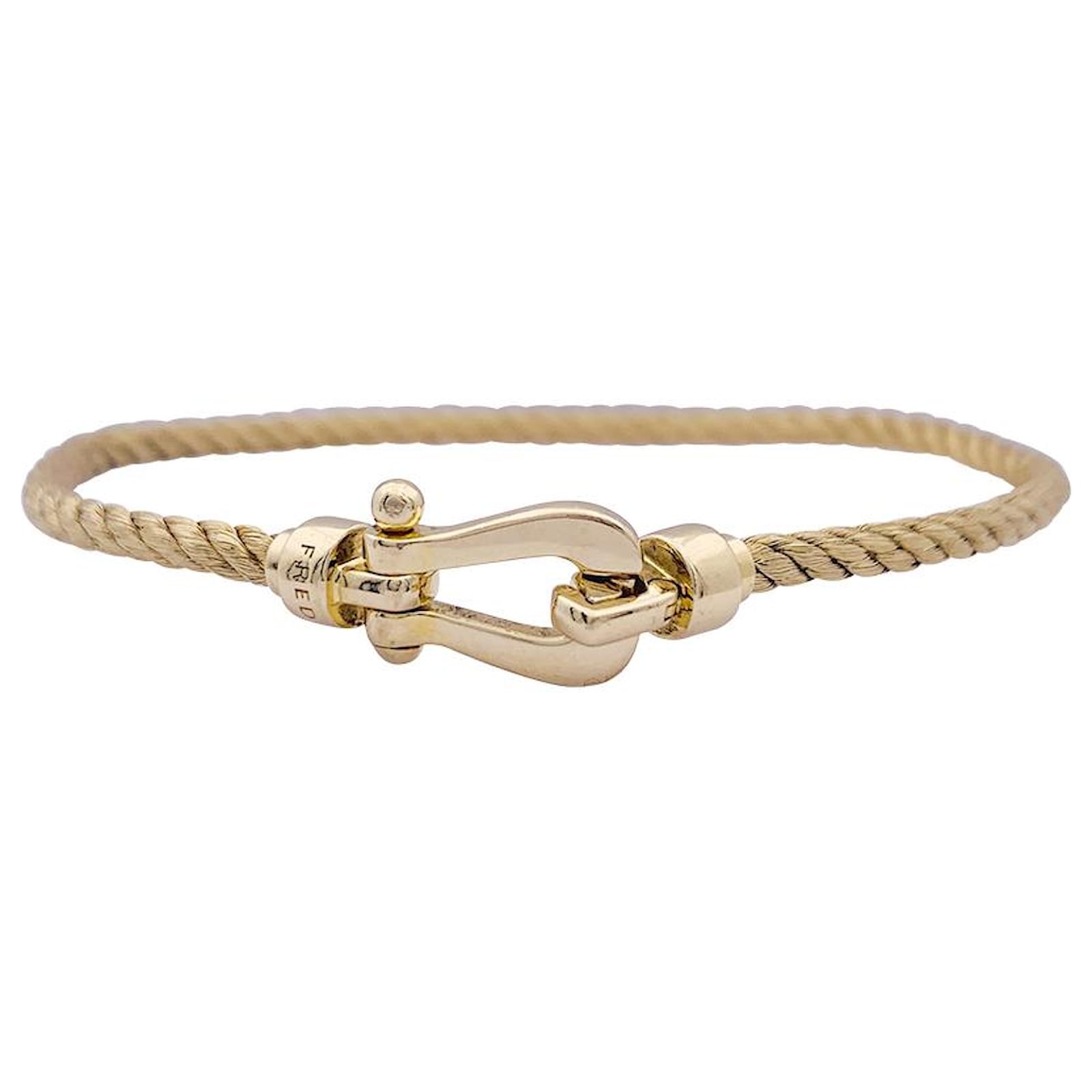 Fred Bracelet, "Strength 10", yellow gold. ref.1056972 - Joli Closet