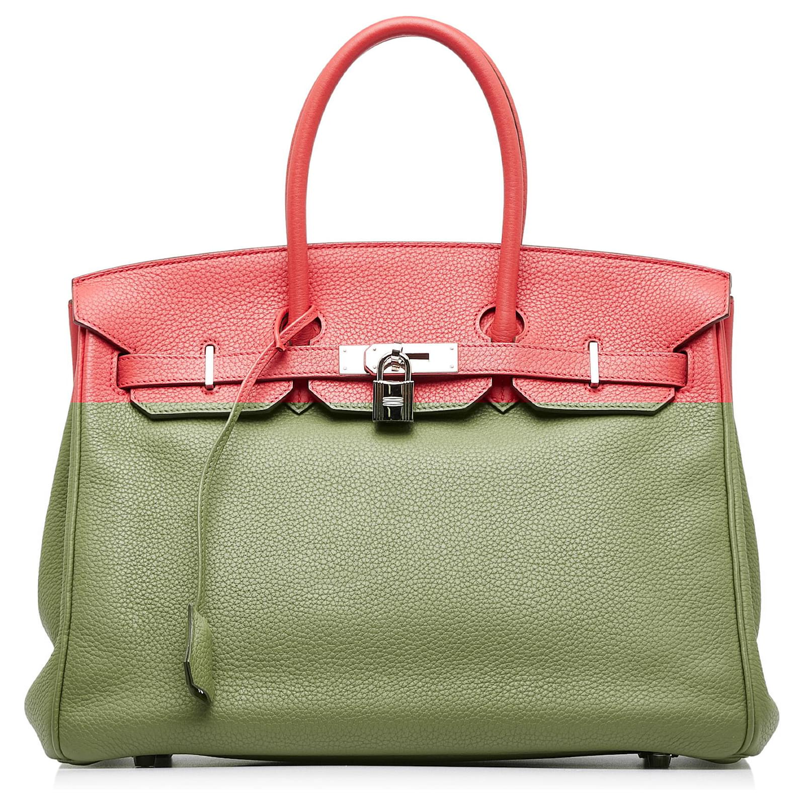 Hermès Hermes Red Togo Birkin 35 Leather Pony-style calfskin ref ...