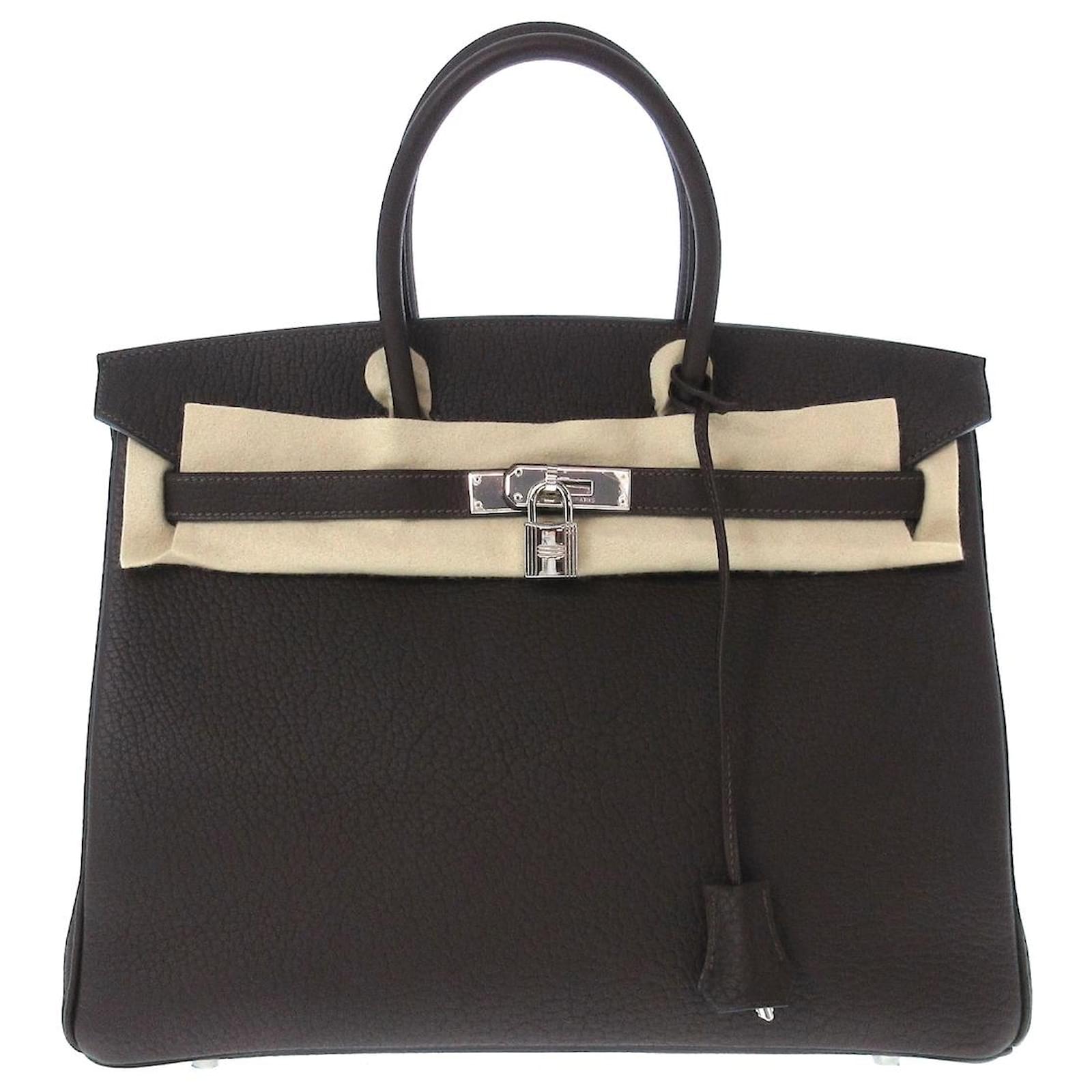 Hermès HERMES BIRKIN 35 Brown Leather ref.1057415 - Joli Closet