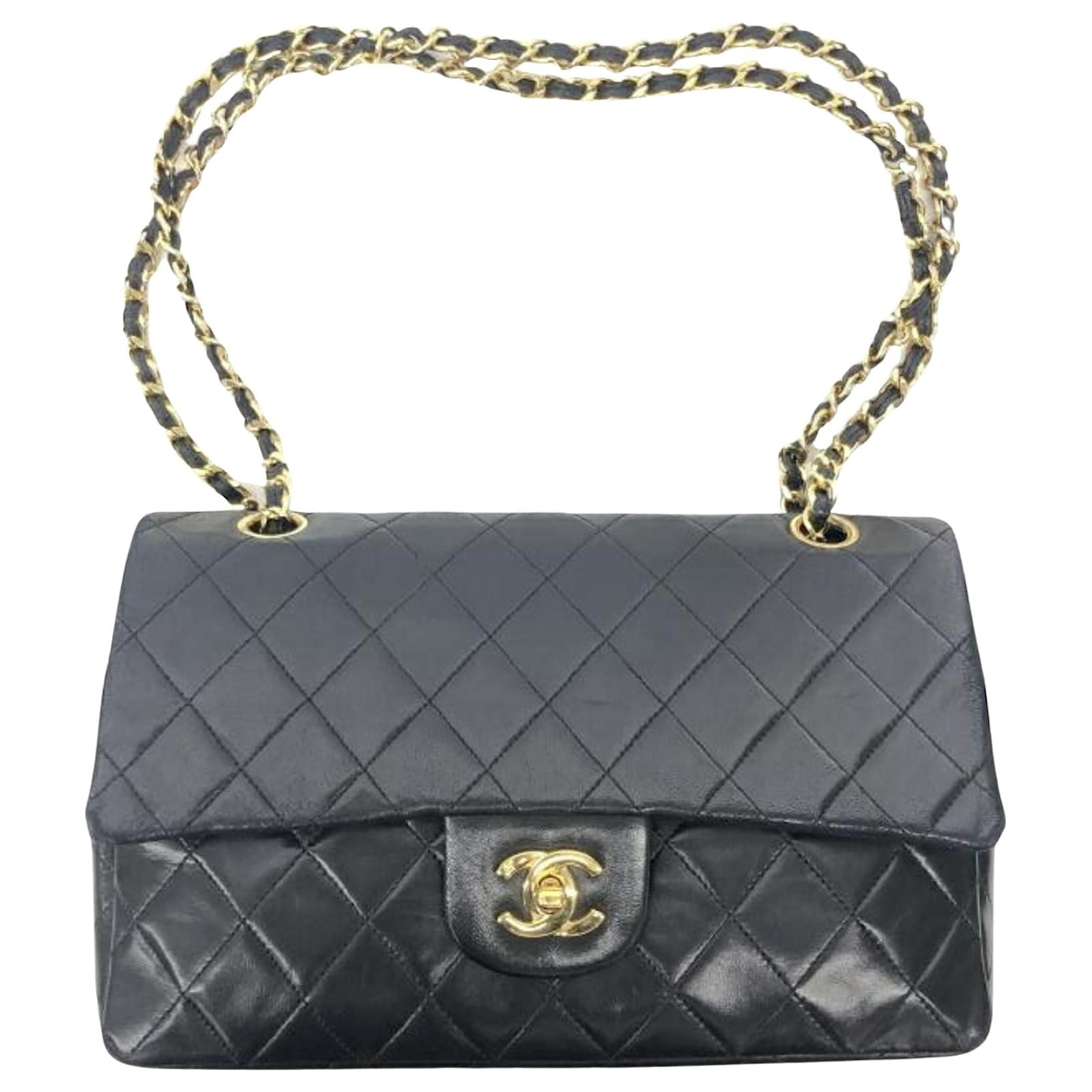 Timeless Chanel Classic Flap Black Leather ref.1057838 - Joli Closet