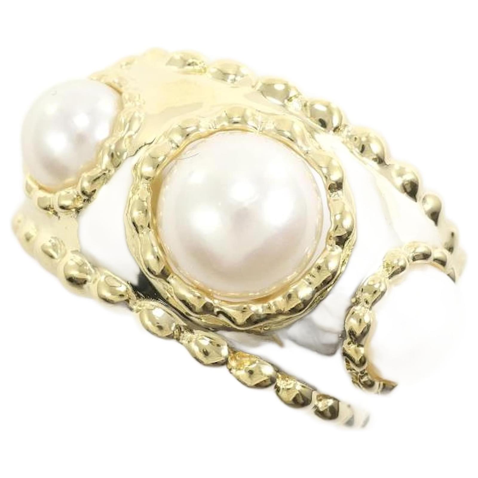 & Other Stories 18k Gold Pearl Ring Golden Metal ref.1059261 - Joli Closet