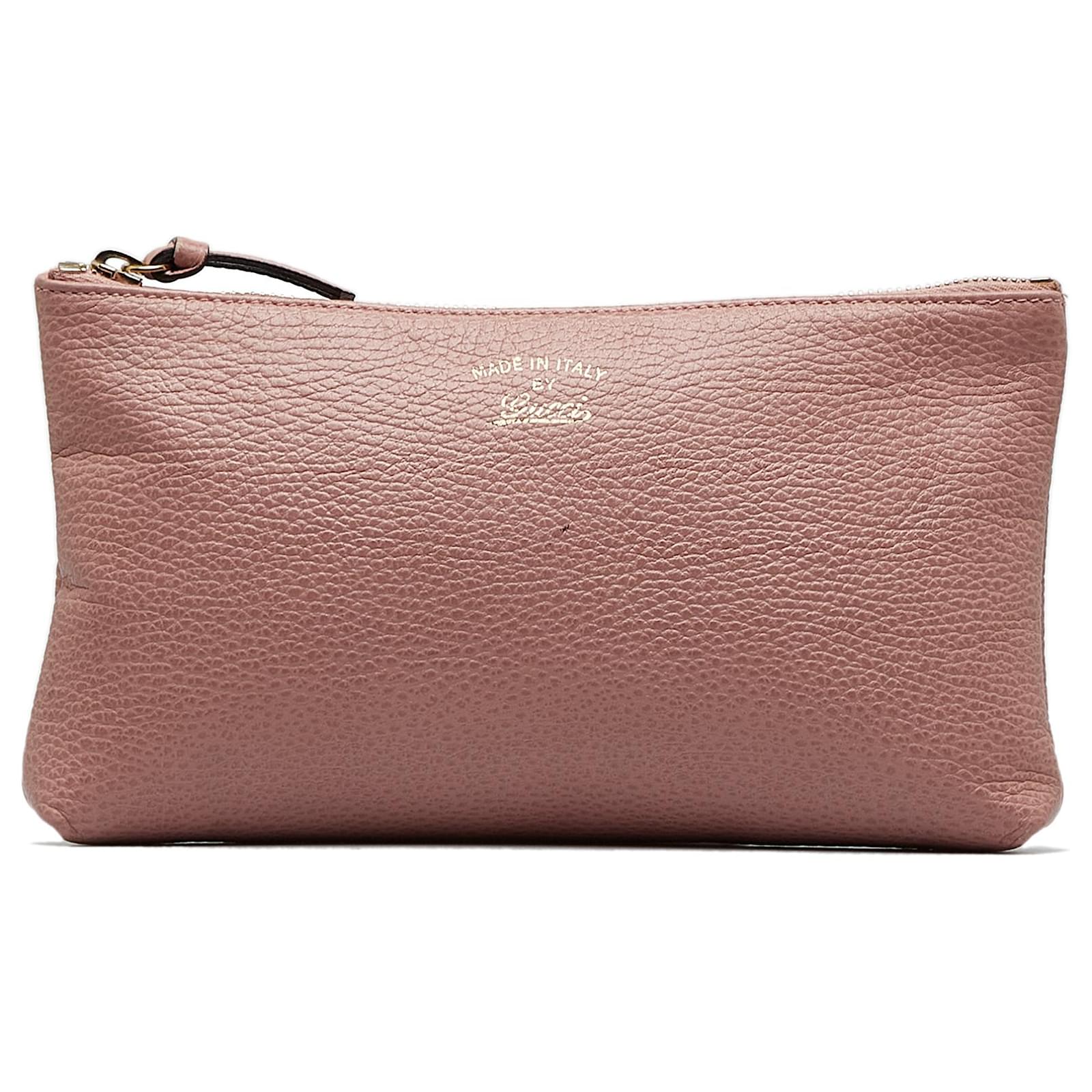 Gucci Pink Swing Leather Pouch Pony-style calfskin ref.1059474 - Joli ...