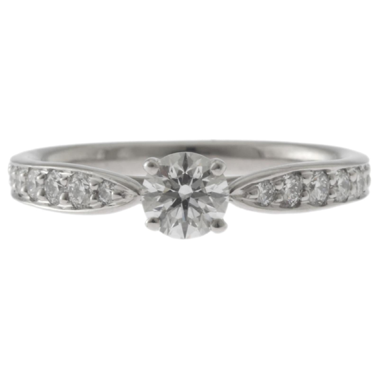 Tiffany & Co Solitaire Silvery Platinum ref.1059969 - Joli Closet