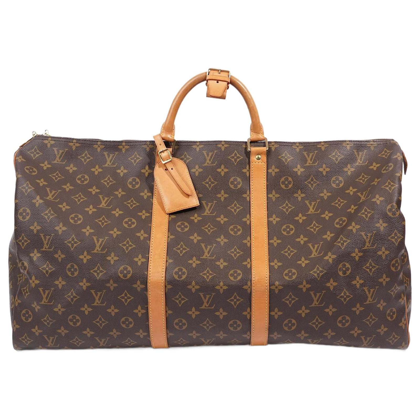 Louis Vuitton Keepall 60 Monogram Brown Cloth ref.1060265 - Joli Closet