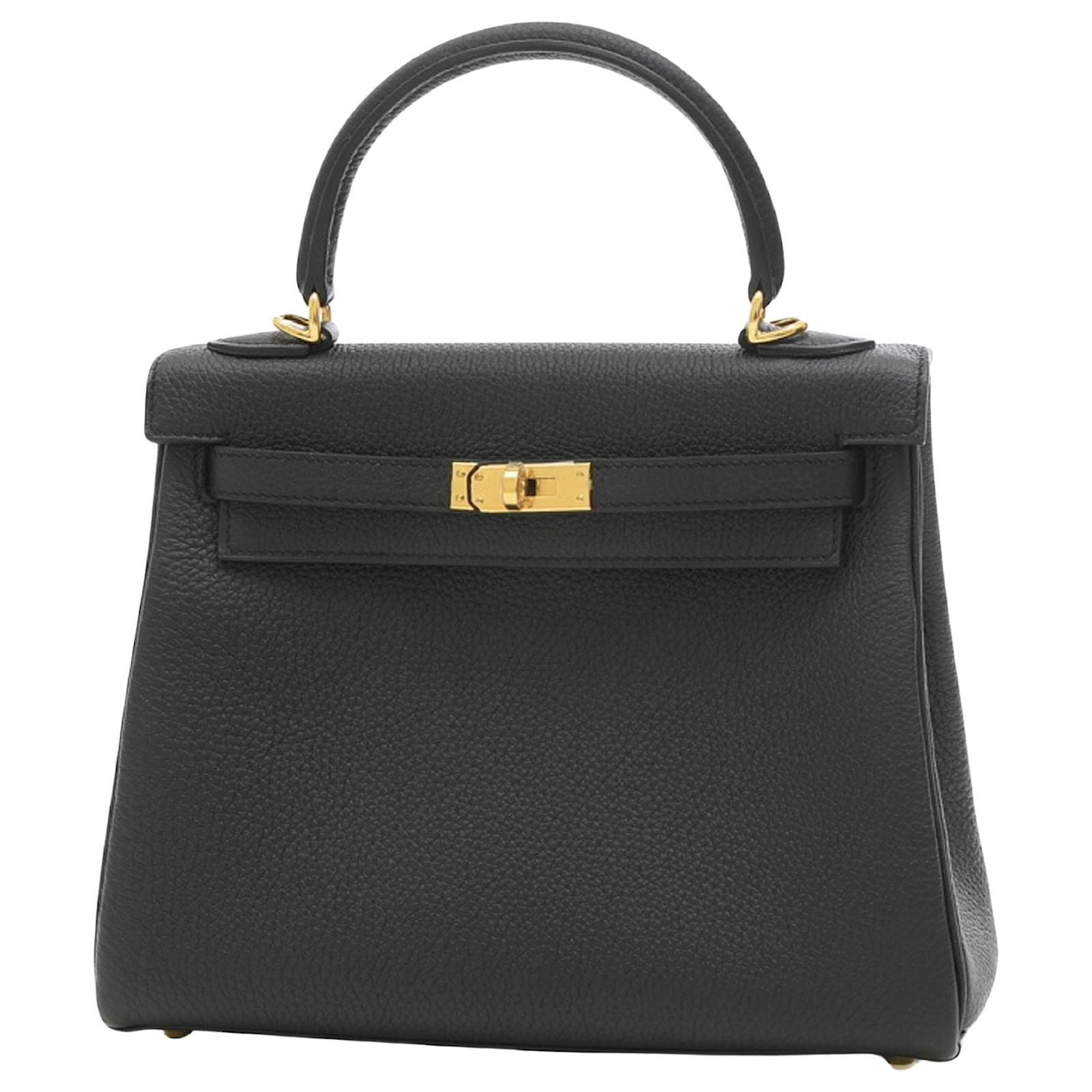 Hermès hermes kelly 25 Black Leather ref.1063098 - Joli Closet