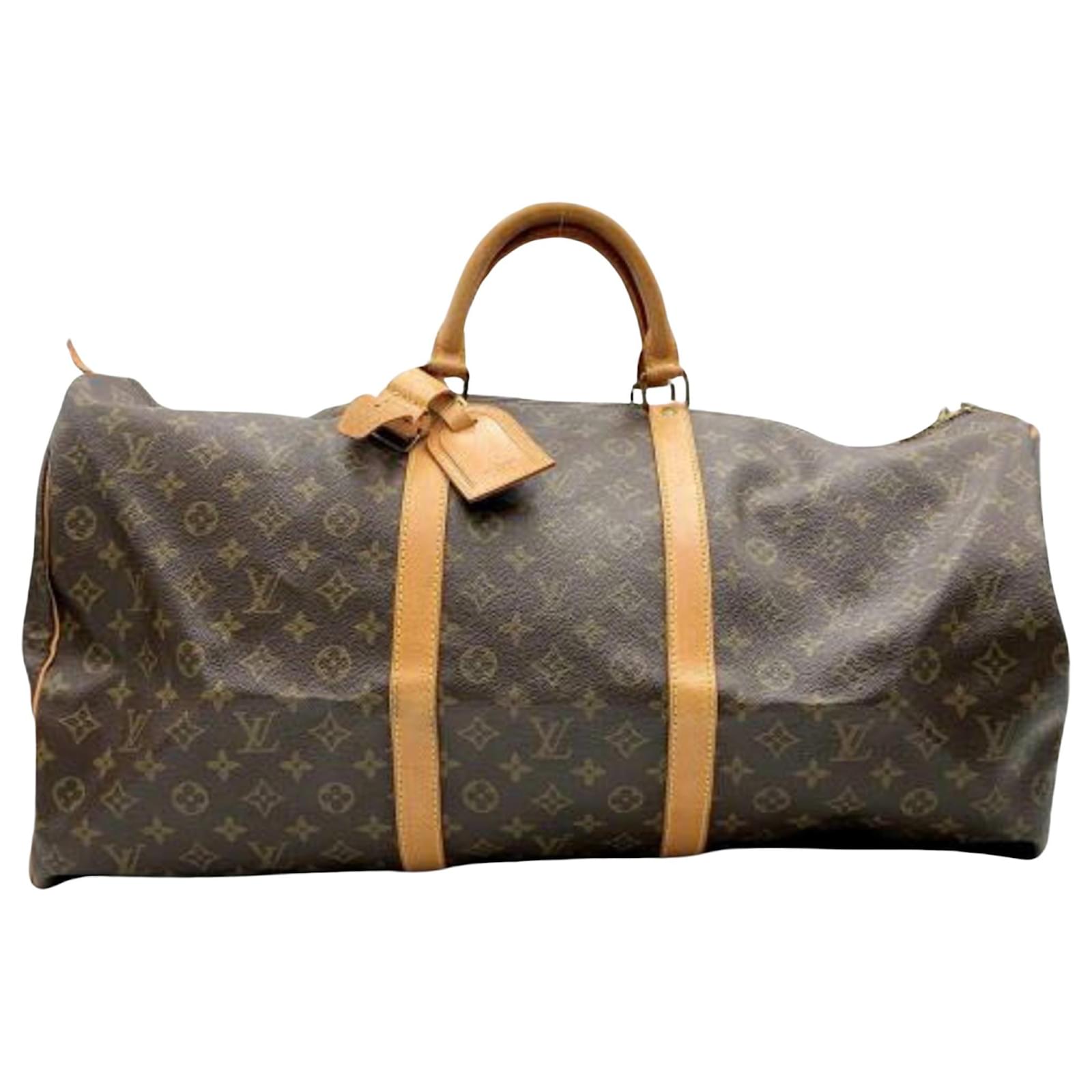 Louis Vuitton Keepall 60 Brown Cloth ref.1063256 - Joli Closet