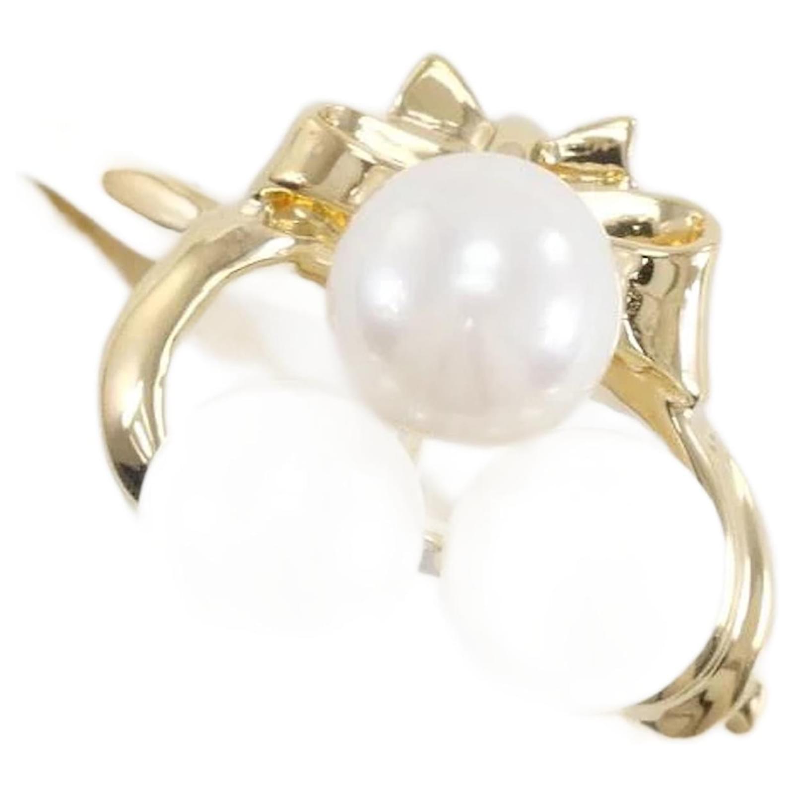 & Other Stories 18K Pearls Ring Golden Metal Gold ref.1066059 - Joli Closet