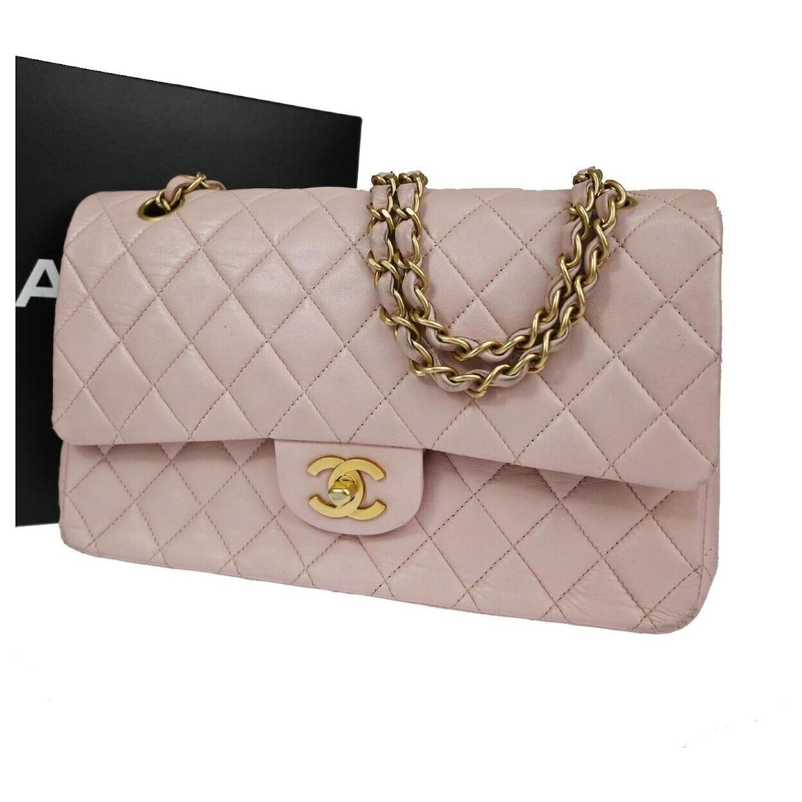 Timeless Chanel Classic Flap Pink Leather ref.1066546 - Joli Closet