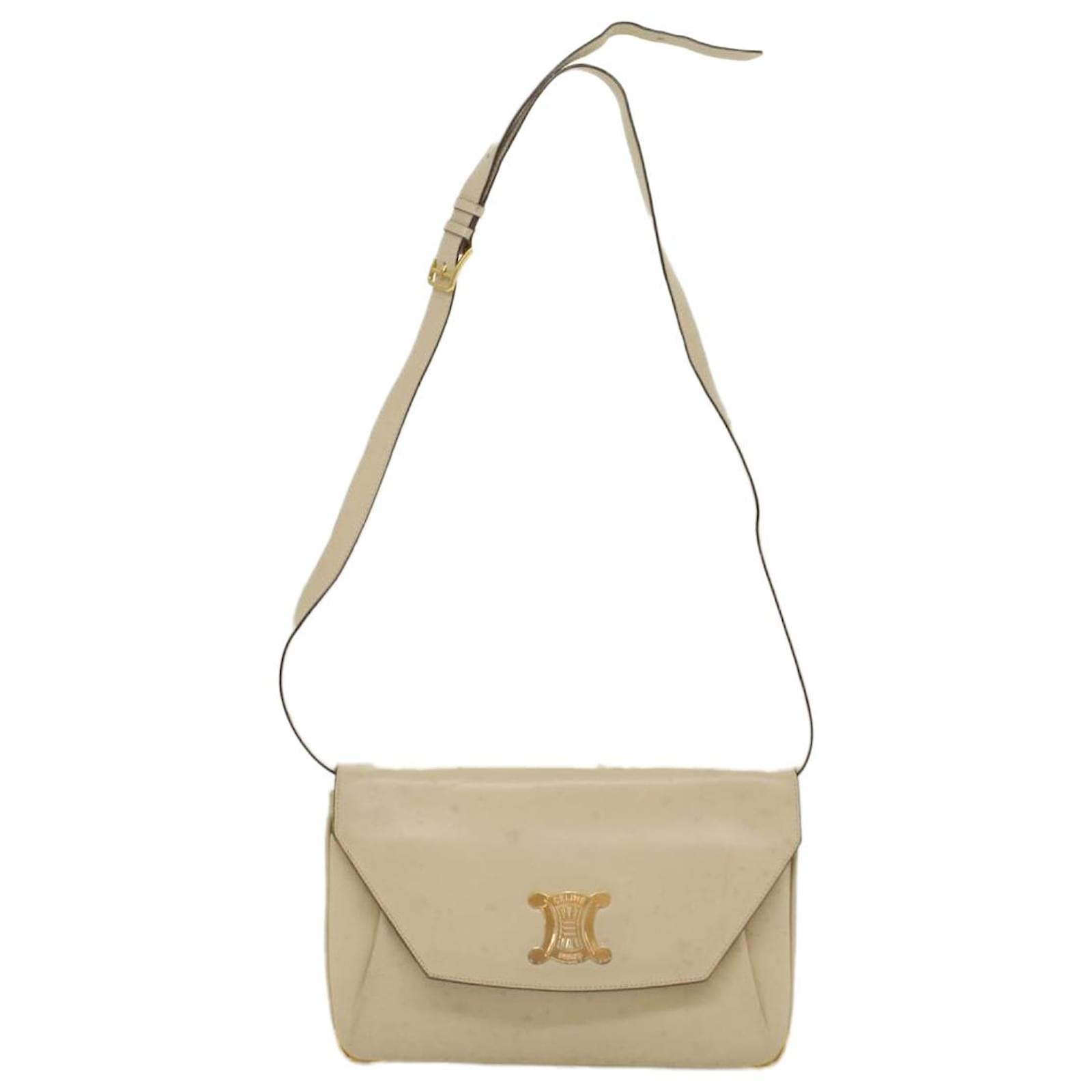 Céline Triomphe Beige Leather ref.1068843 - Joli Closet