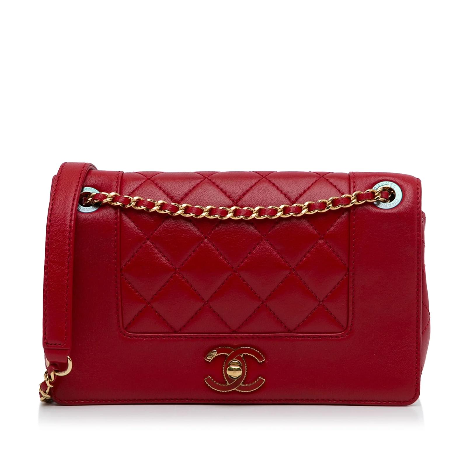 Mademoiselle CHANEL Sacs à main Cuir Rouge ref.1069962 - Joli Closet