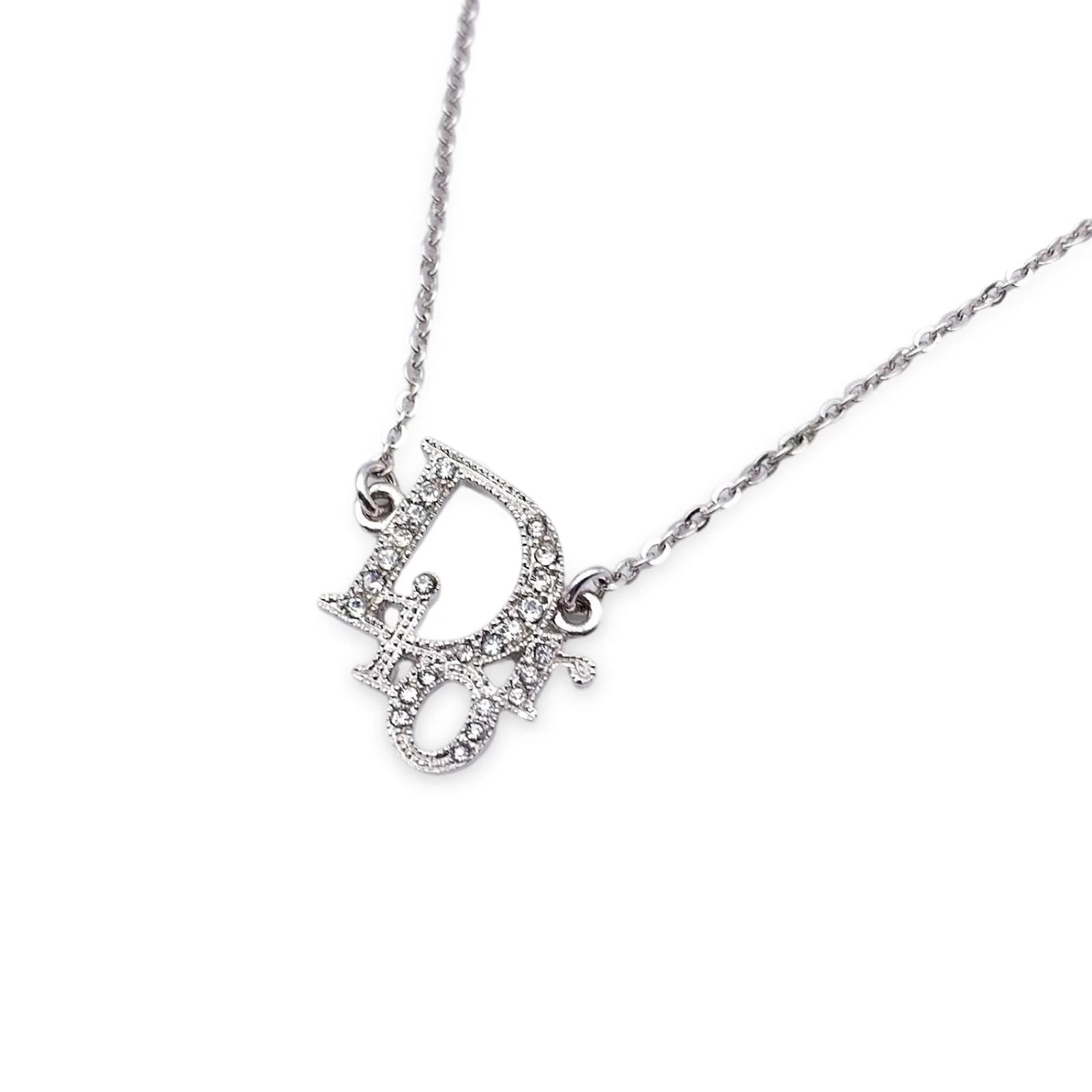 Christian Dior Necklace Silvery Metal ref.1071572 - Joli Closet