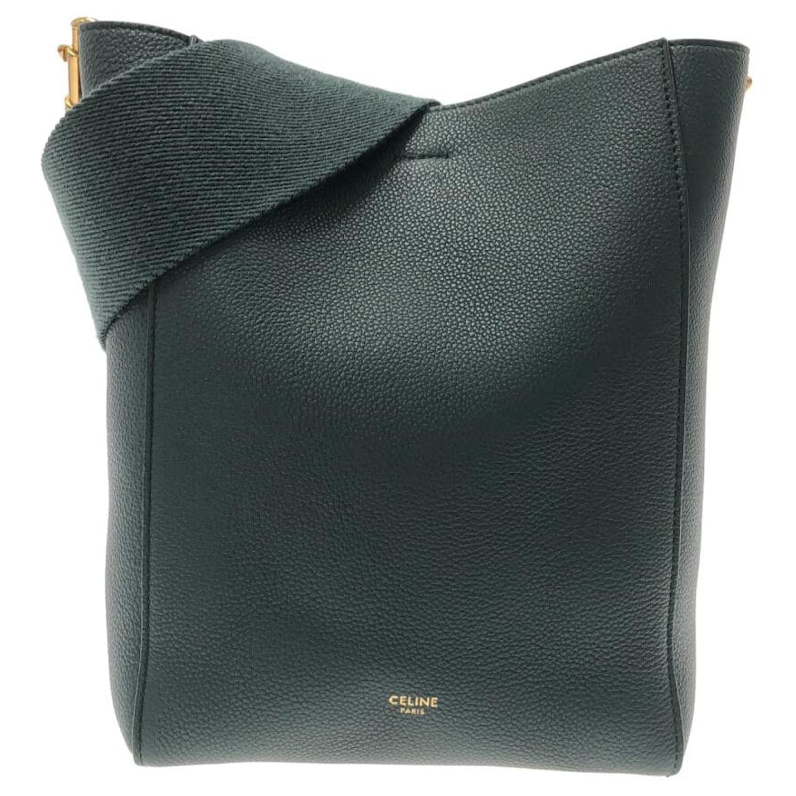 Céline Seau Sangle Green Pony-style calfskin ref.1071786 - Joli Closet