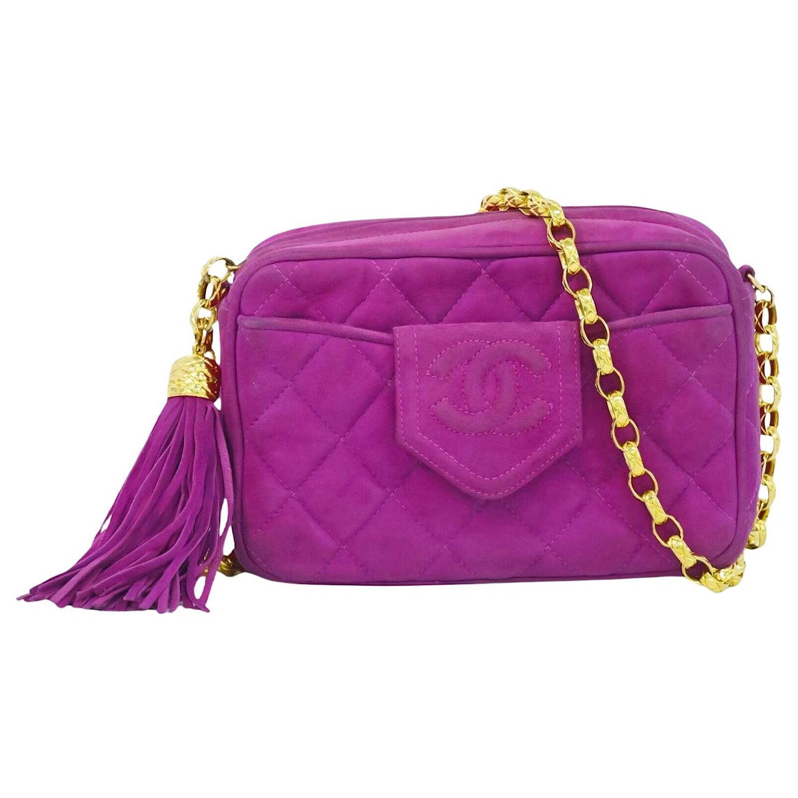 Chanel Purple Suede ref.1072437 - Joli Closet