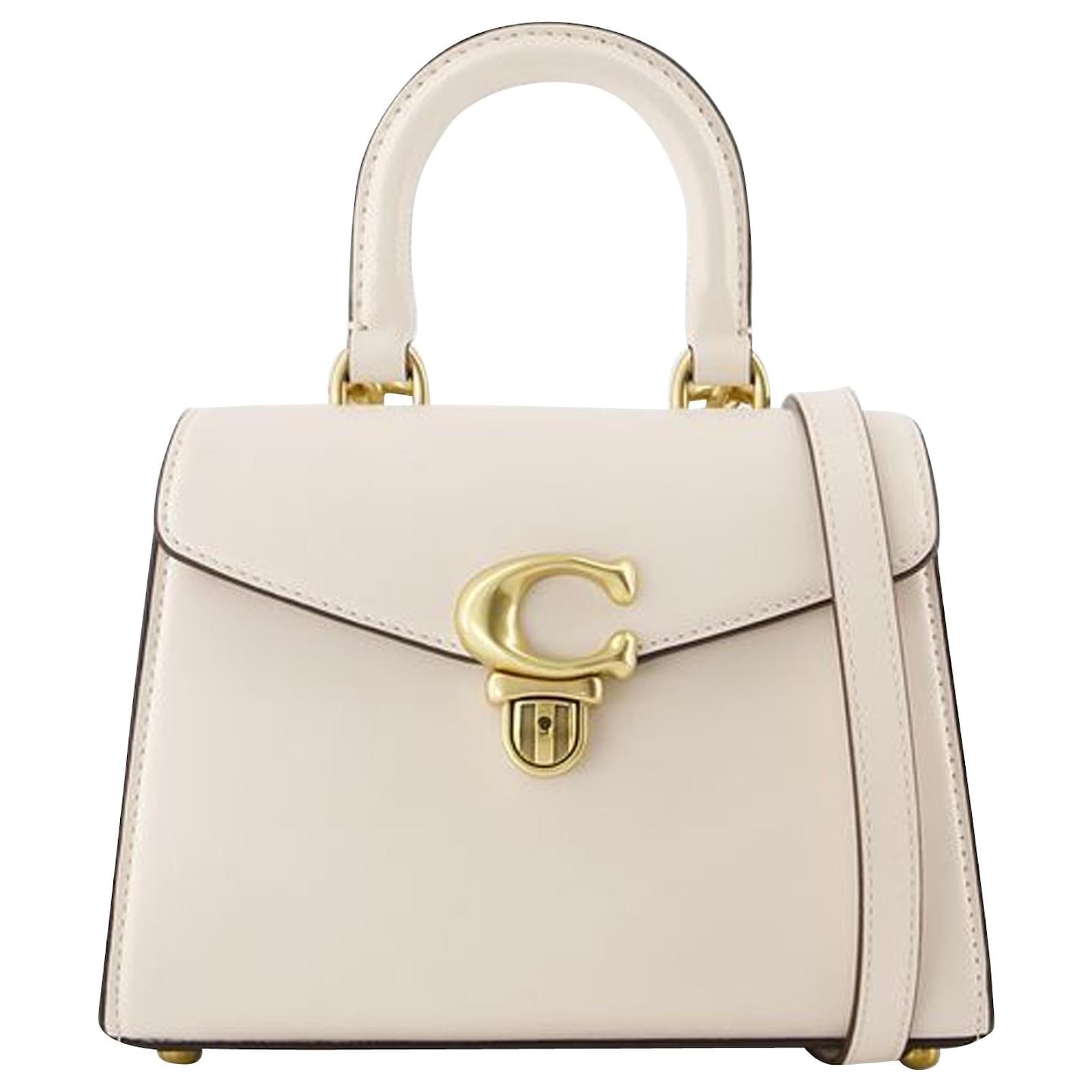 Coach sammy 21 White Leather ref.1074520 - Joli Closet