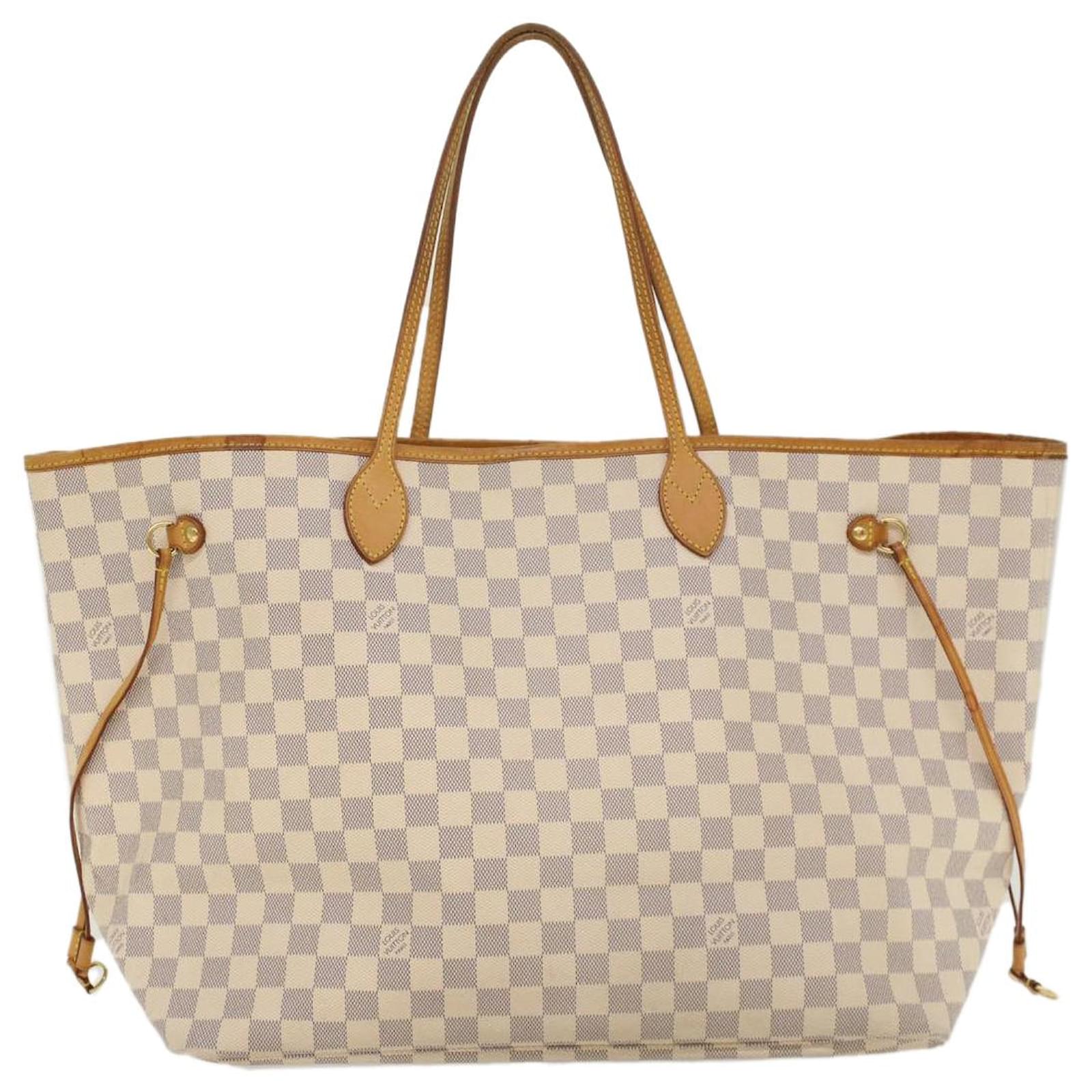 Louis Vuitton Neverfull GM White Cloth ref.1075476 - Joli Closet