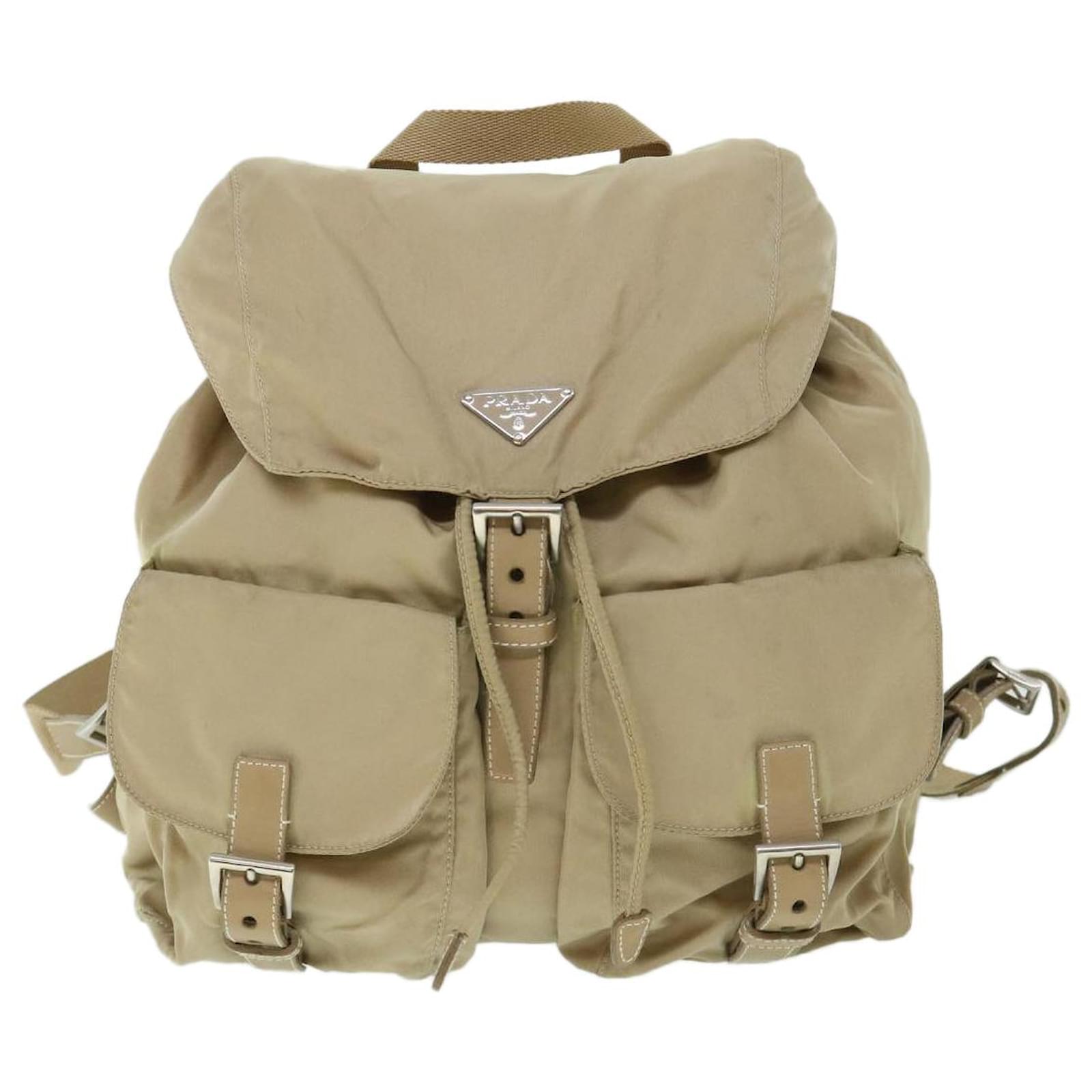 Prada Re-Nylon Beige Synthetic ref.1076129 - Joli Closet
