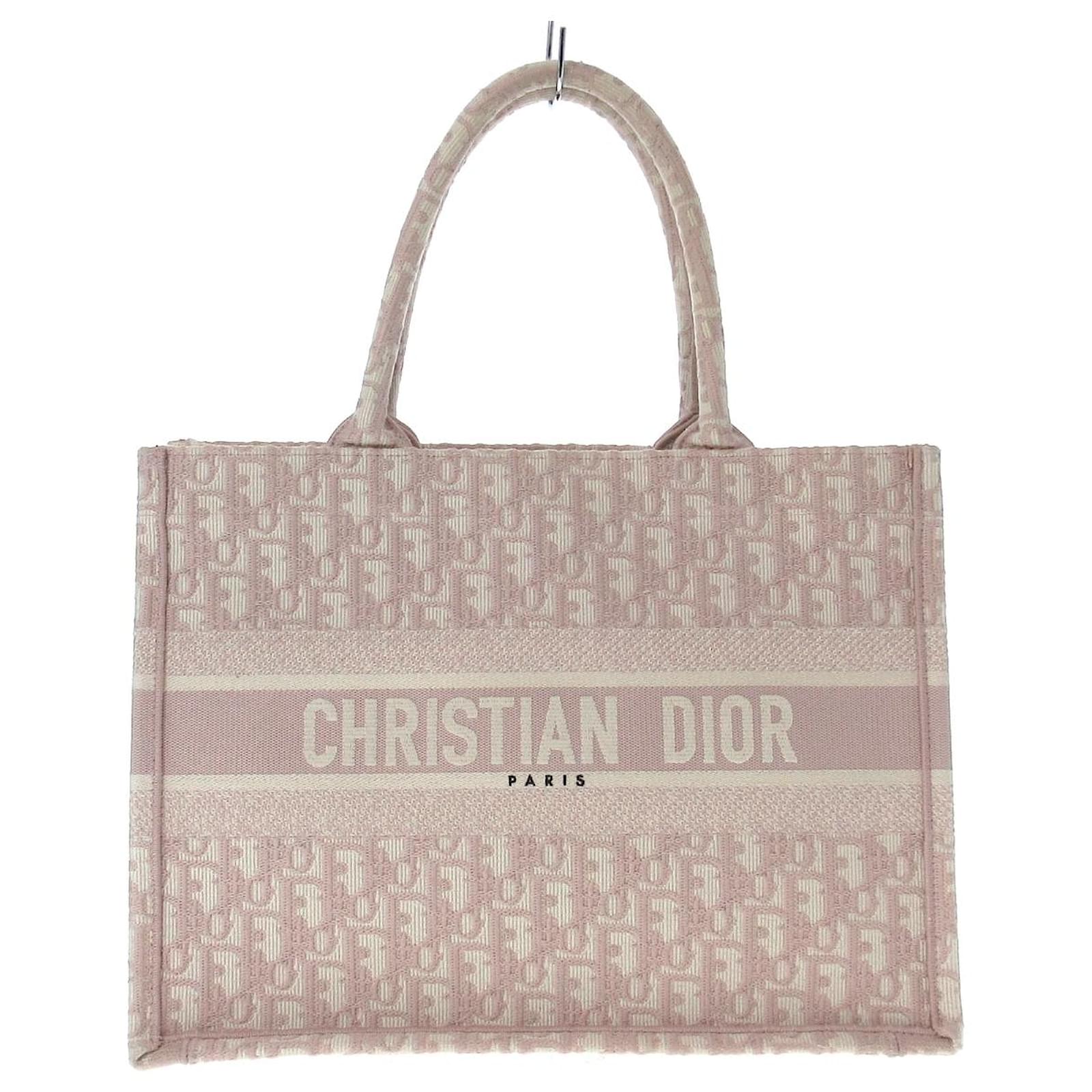 DIOR BOOK TOTE Pink Cloth ref.1077293 - Joli Closet