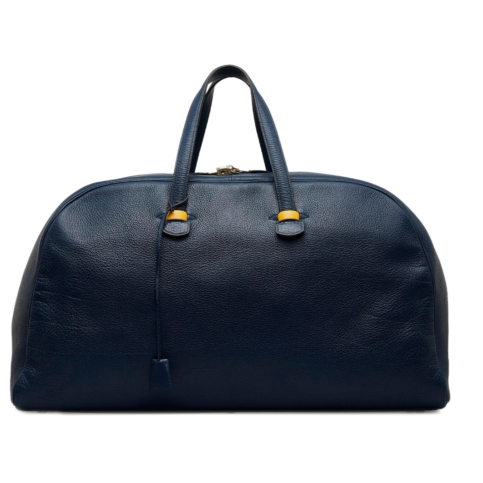 Hermès Hermes Blue Galop d'Hermes 50 Dark blue Leather Pony-style ...