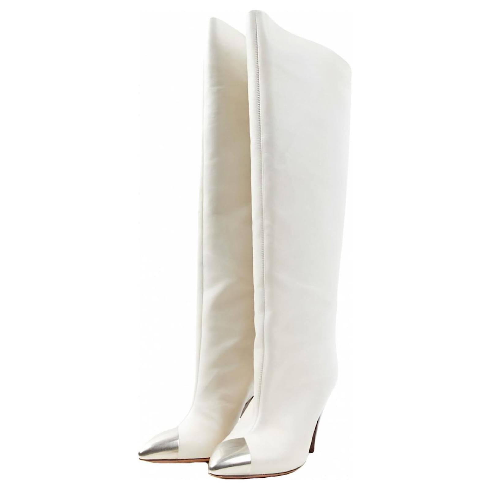 Isabel Marant Boots Eggshell Leather ref.1078291 - Joli Closet