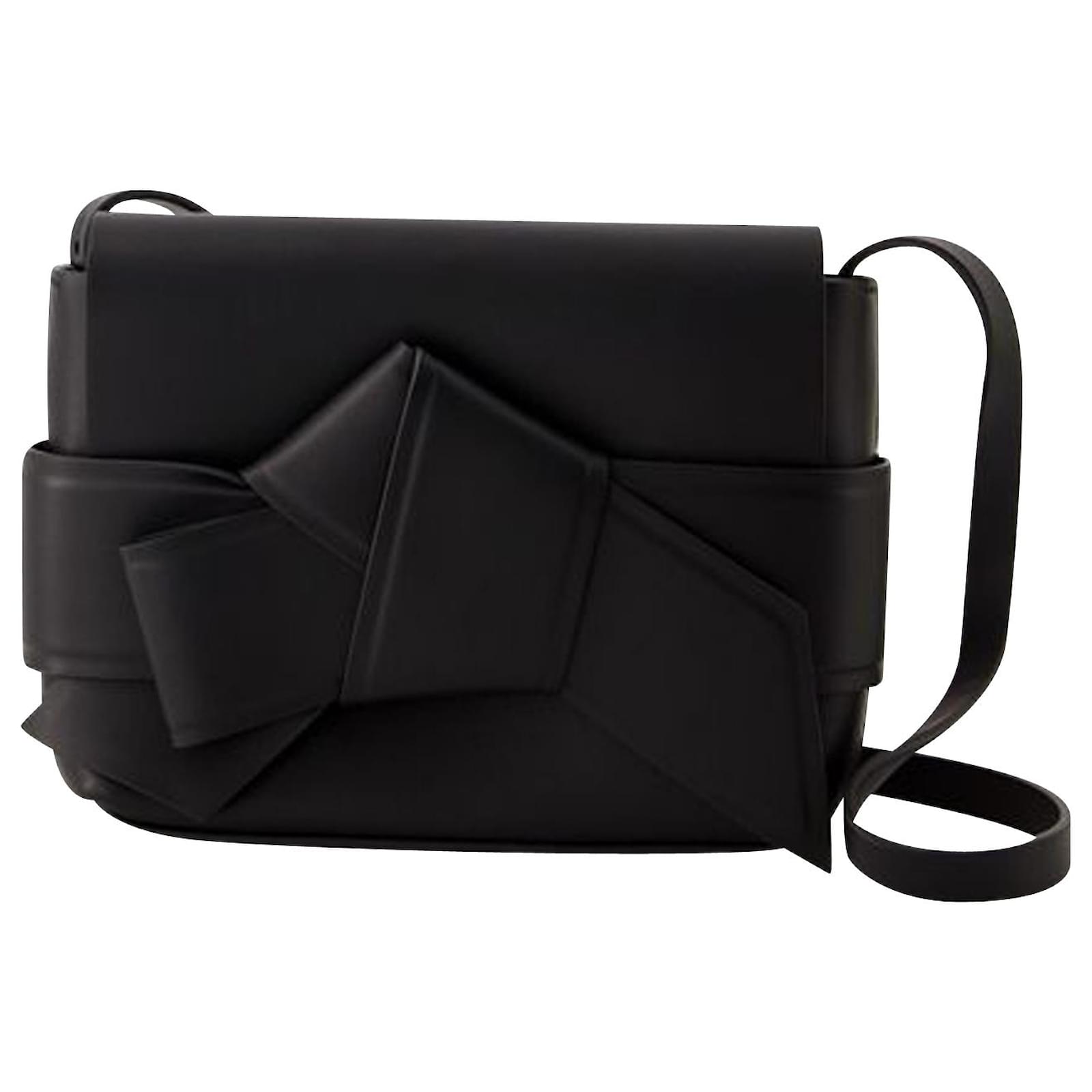 Musubi Wallet - Acne Studios - Leather - Black Pony-style calfskin ref ...