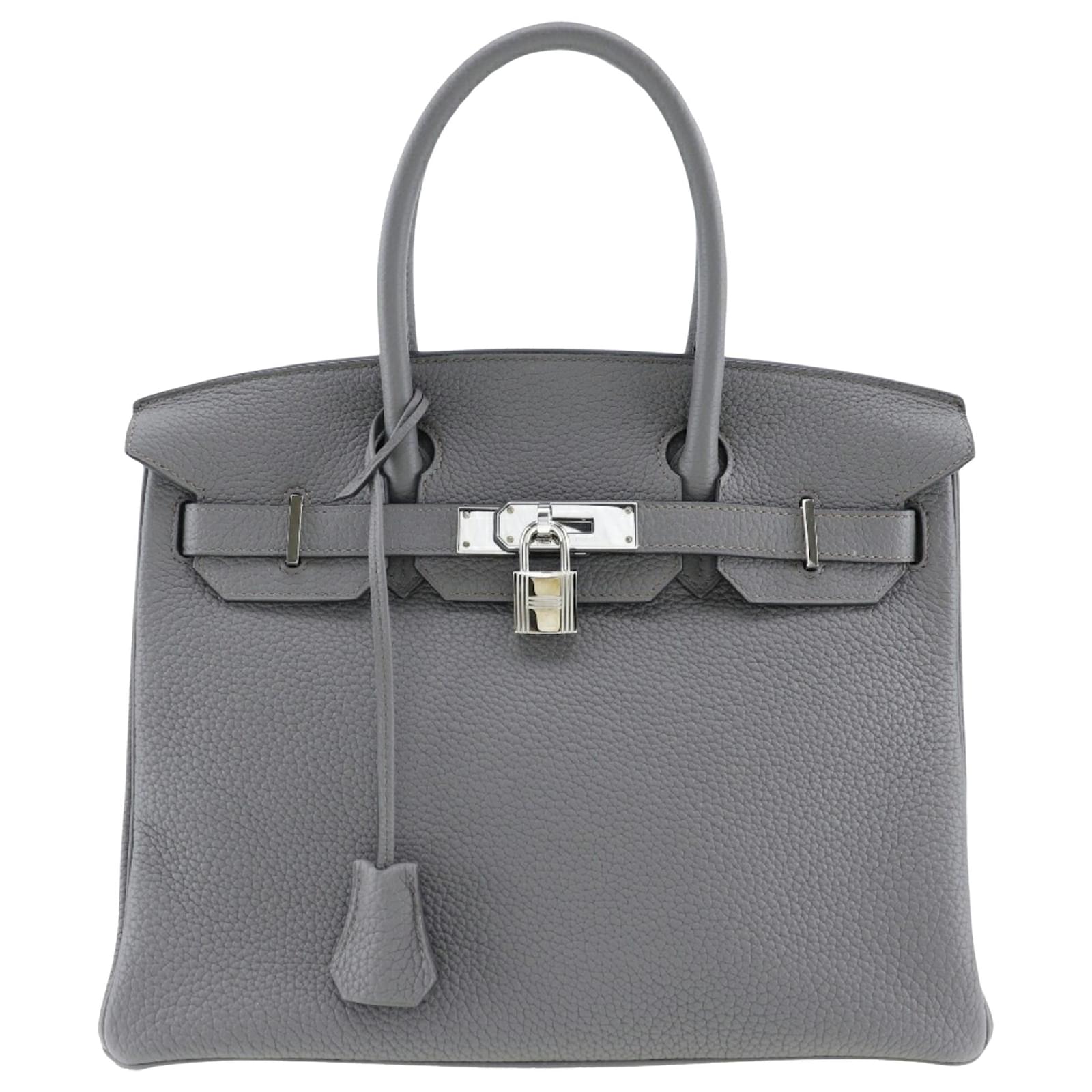 Hermès HERMES BIRKIN 30 Grey Leather ref.1079101 - Joli Closet