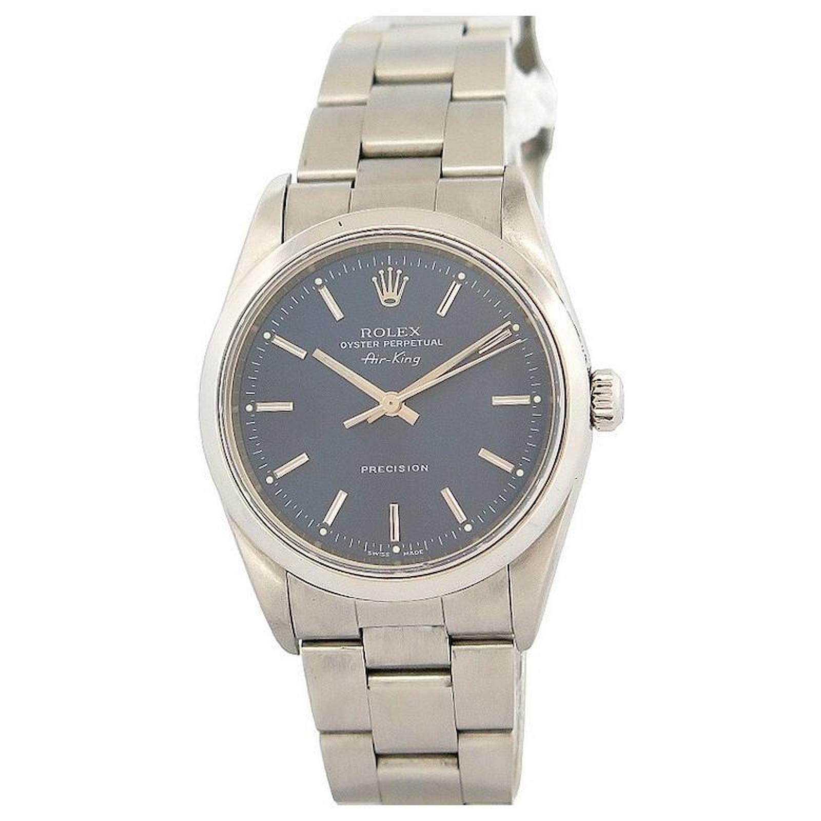 ROLEX OSYTER PERPETUAL AIR KING WATCH 14000M STEEL 34MM AUTOMATIC WATCH ...