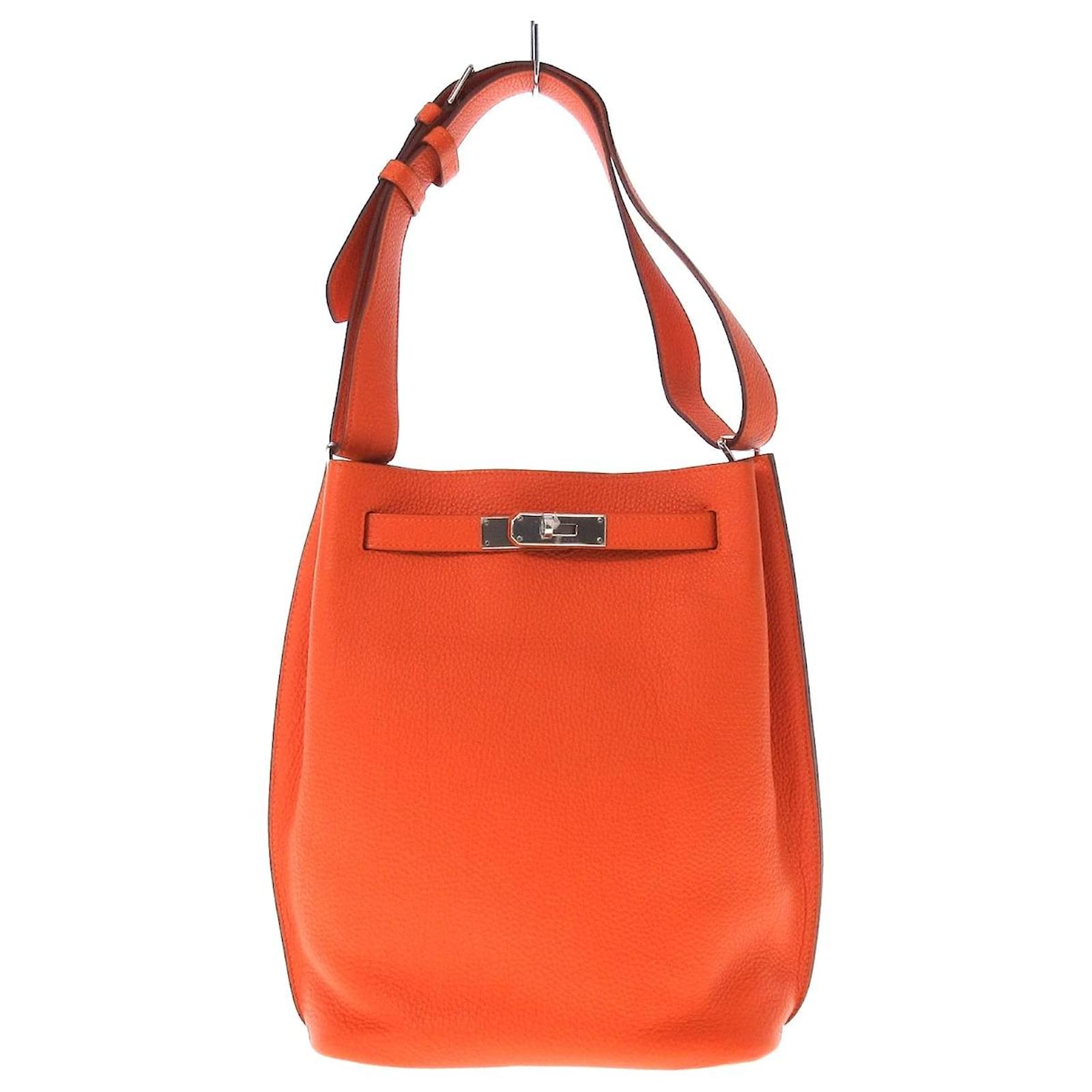 Hermès So Kelly Orange Leather ref.1079727 - Joli Closet