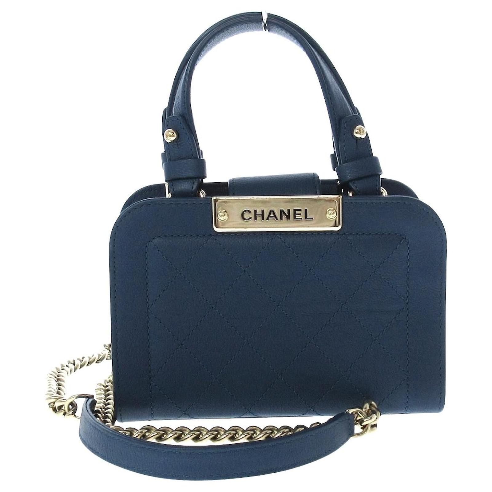 Timeless Chanel - Blue Leather ref.1080580 - Joli Closet
